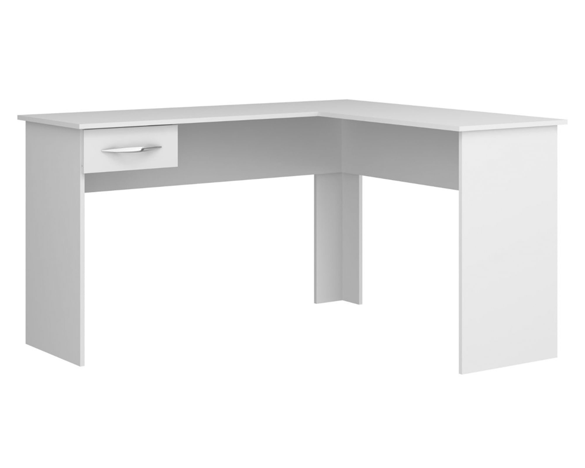 Escritorio esquinero Slim blanco | Easy.cl