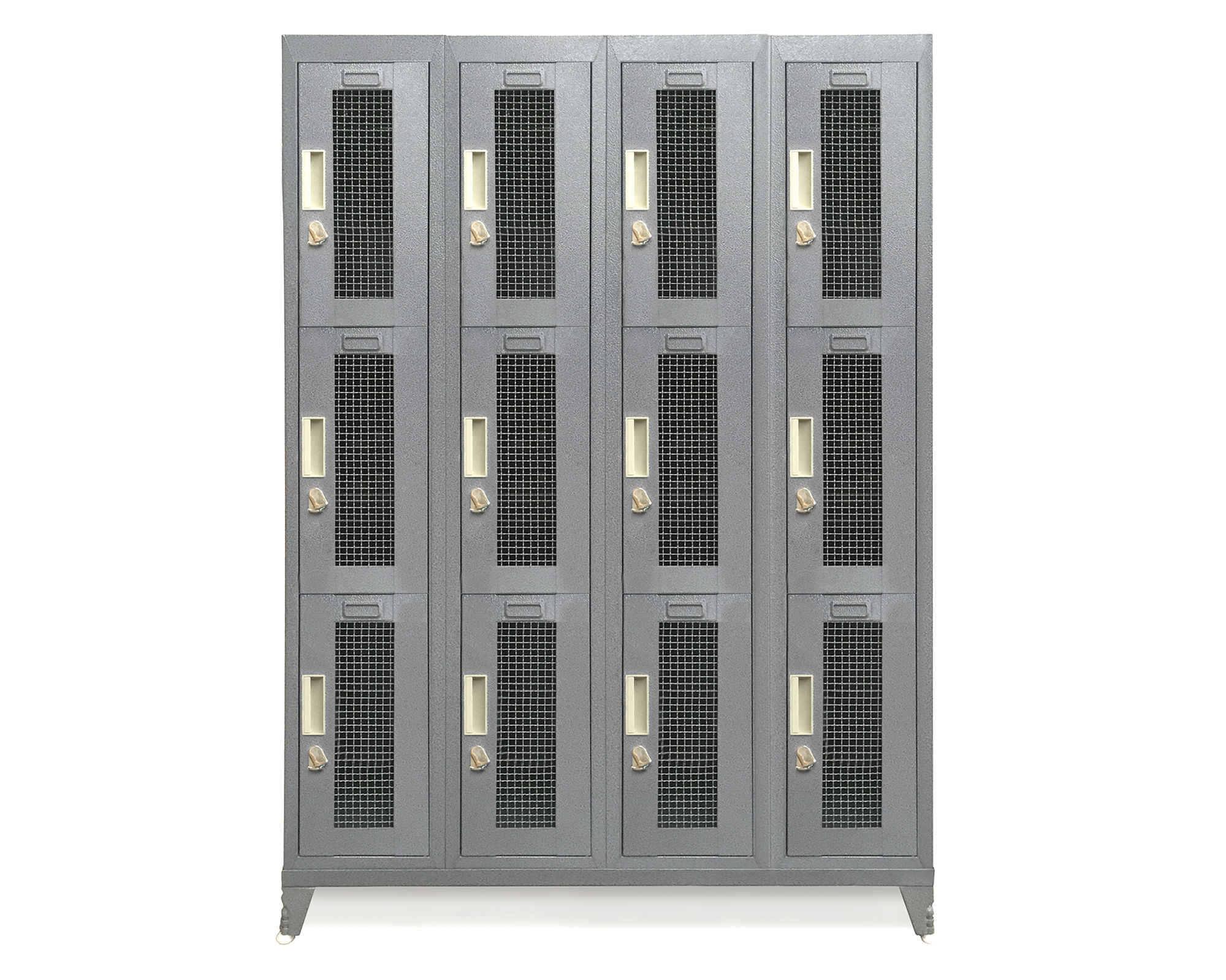 Locker 12 puertas M4-03 gris | Easy.cl