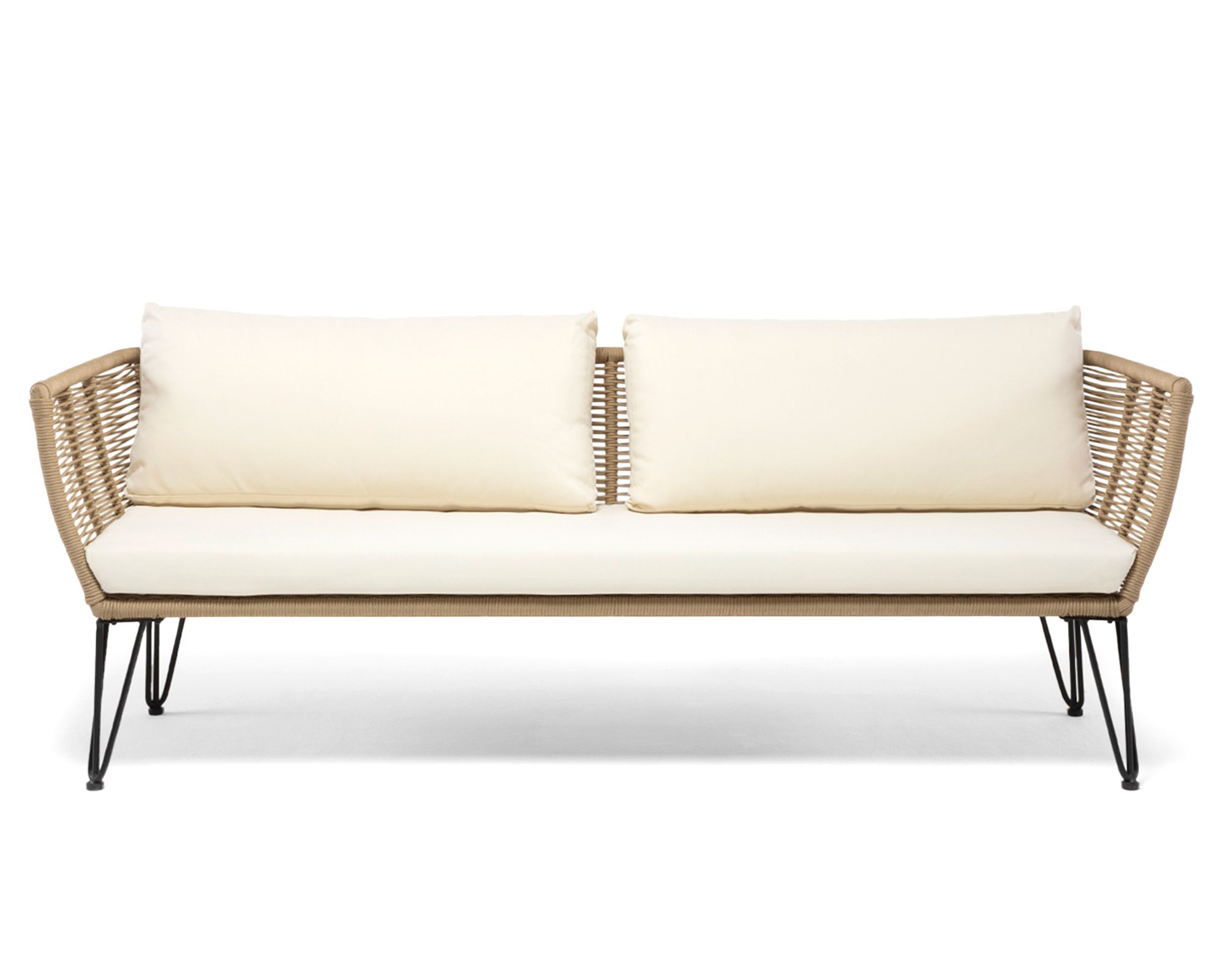 Sofá 3 cuerpos Maresias tela beige | Easy.cl