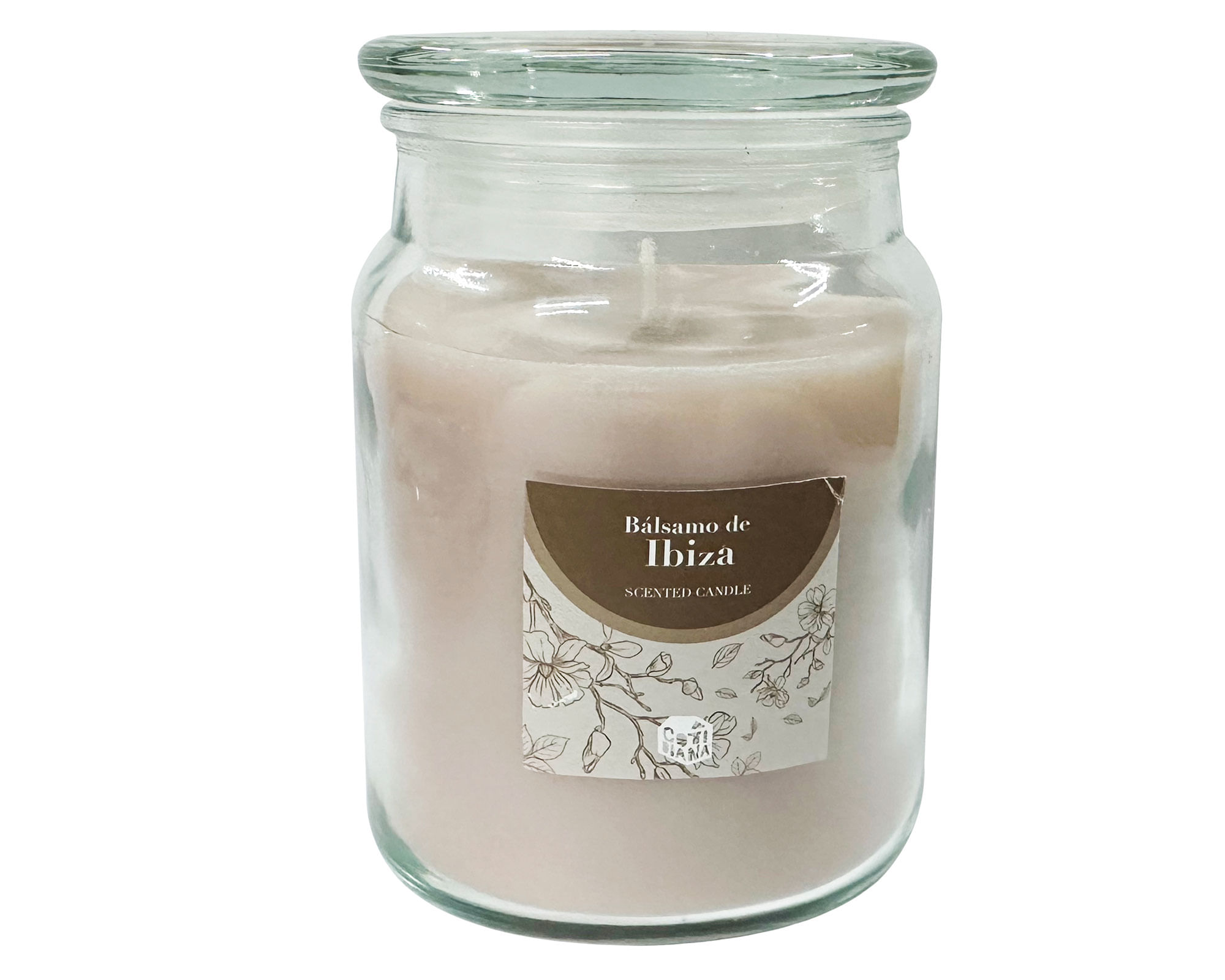 Vela frasco beige | Easy.cl