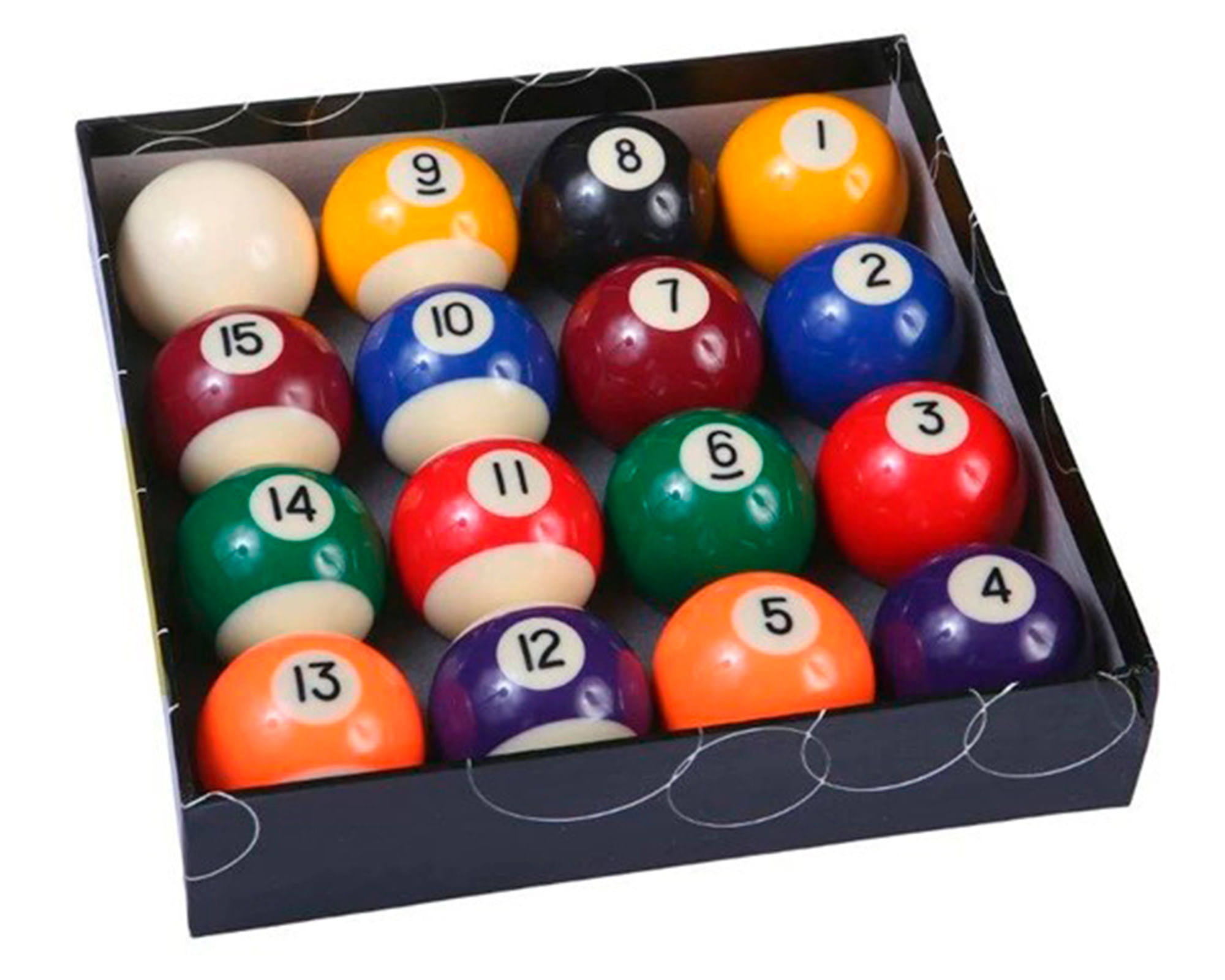 Set Bolas de pool 2 5x21.5x6.5 cm | Easy.cl