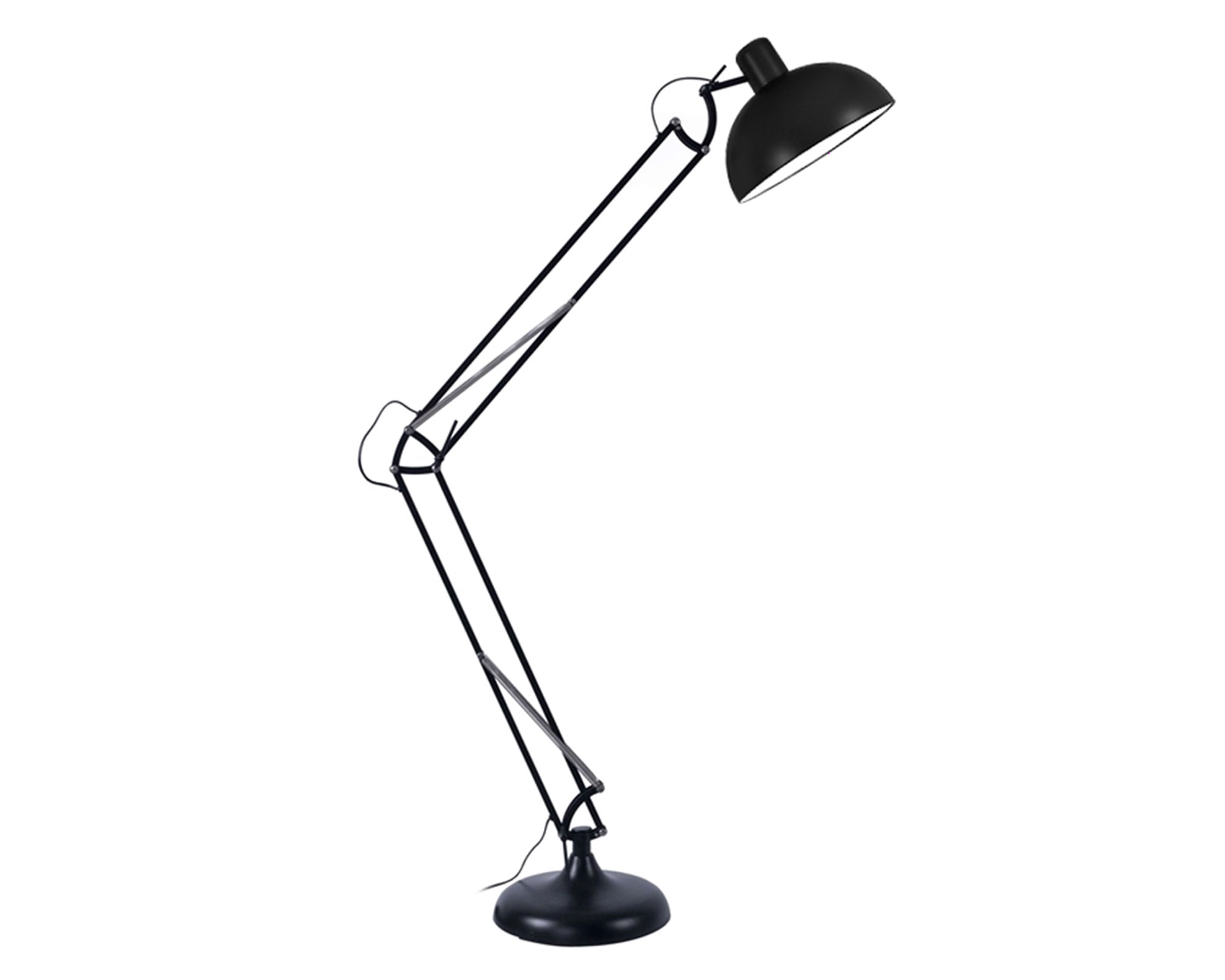 Lámpara pie 1L E27 Alen negro Abitare | Easy.cl