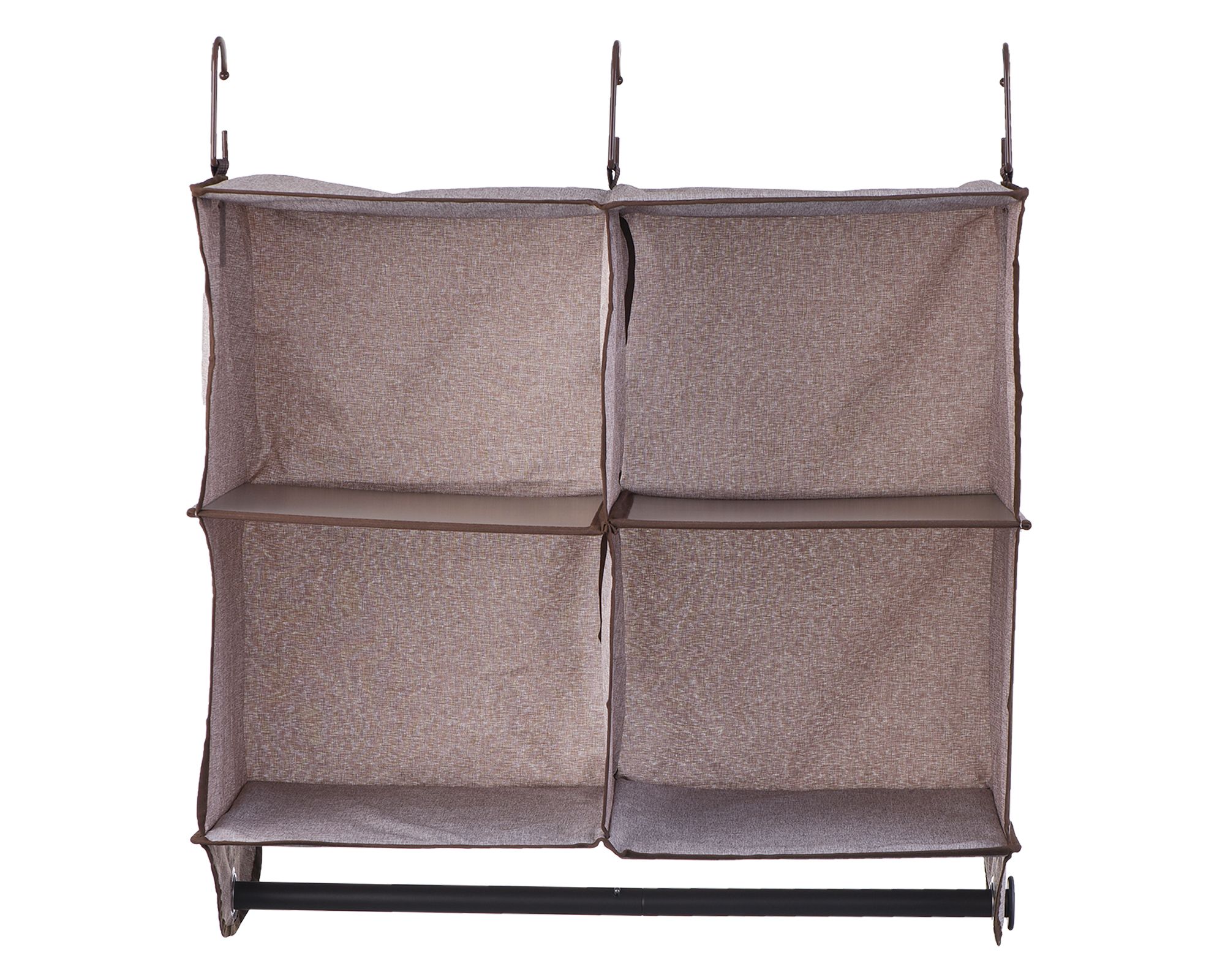 Organizador clóset colgante tela 4 espacios | Easy.cl