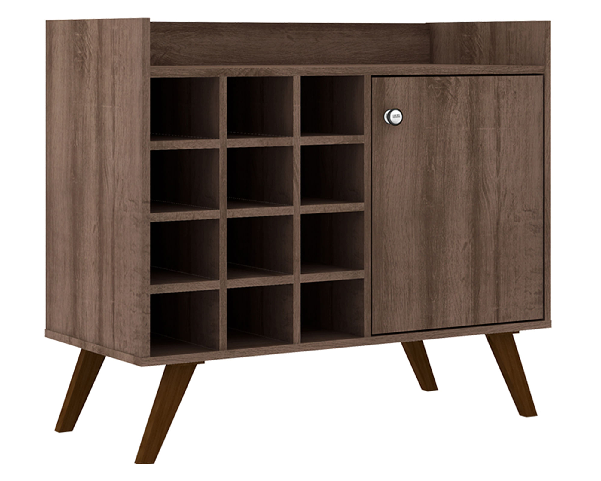 Aparador arrimo rectangular Ares 77x89x40 cm rustico | Easy.cl