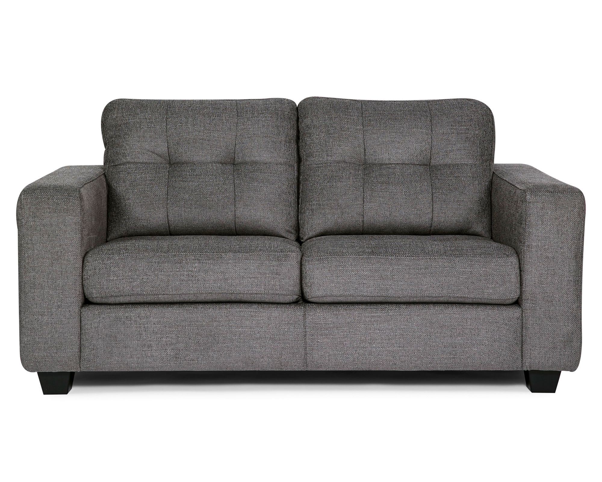 Sofá 2 cuerpos Mira gris | Easy.cl
