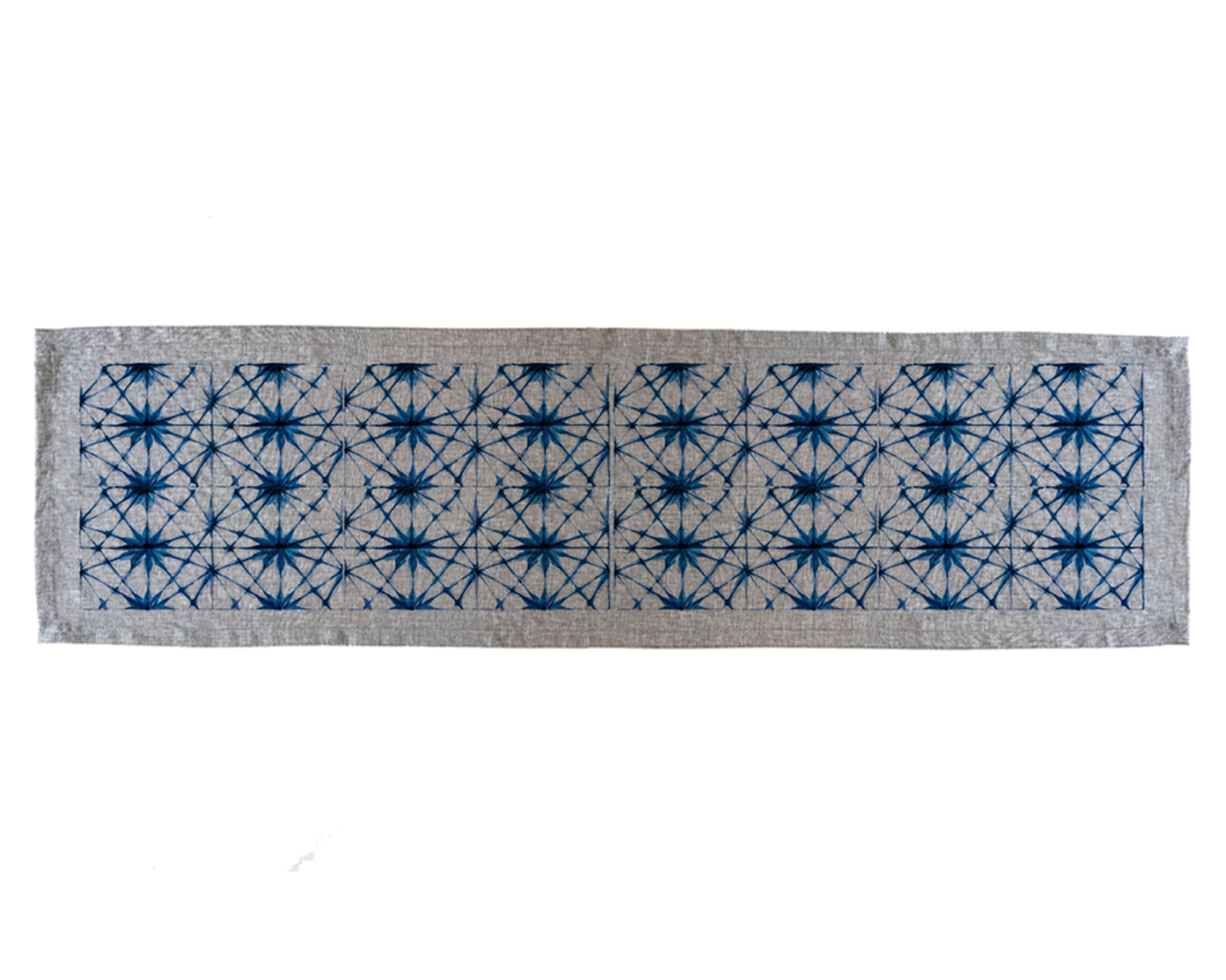 Camino mesa 150x36 cm Shibori gris | Easy.cl
