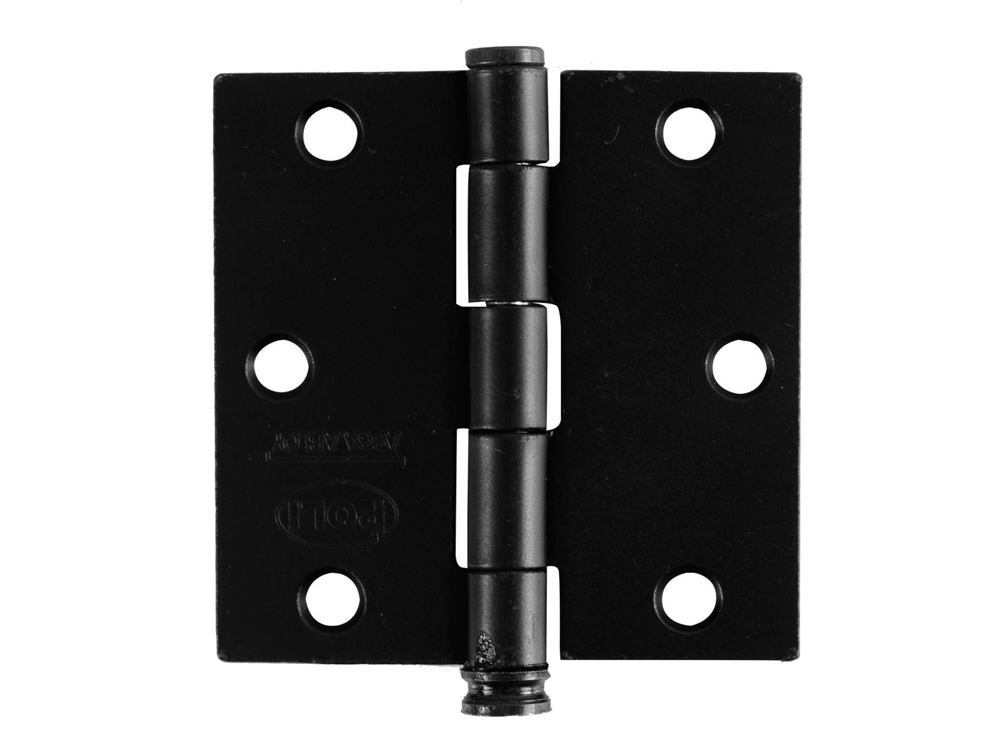 Bisagra 2 mm línea rústica acero Poli | Easy.cl