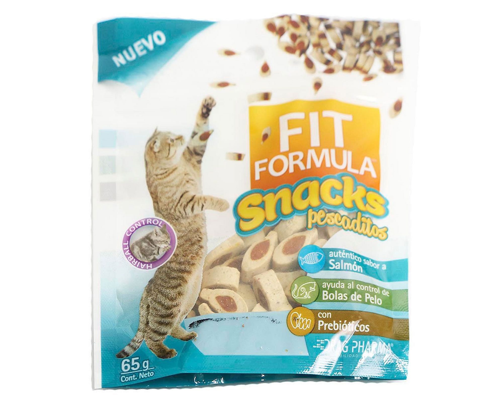 Snack gato 65 gr pescaditos salmón Fit Formula | Easy.cl