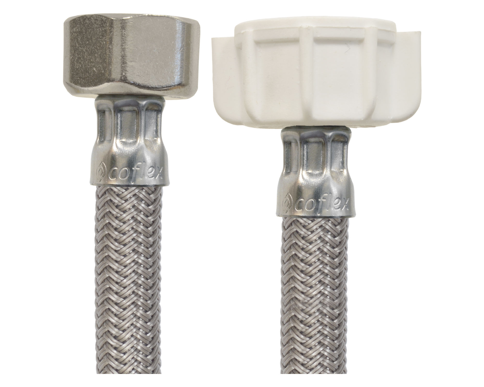 Flexible sanitario vinilo 1/2'' F.I.P. x 7/8'' A.M. 30 cm Coflex | Easy.cl