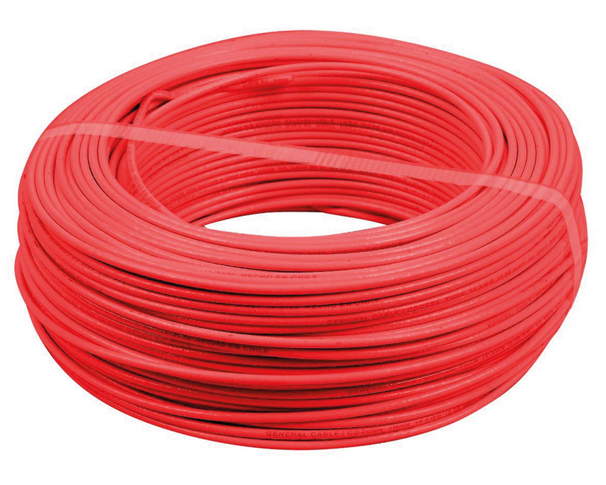 Cable evaflex 2,5 mm 25 m H07Z1-K rojo Cocesa. | Easy.cl