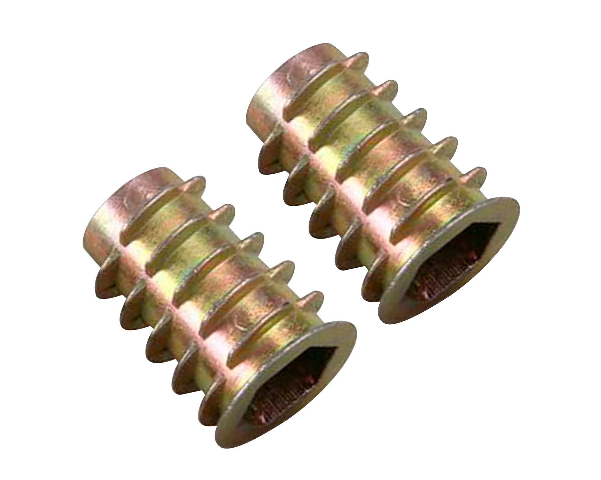 Inserto madera M8 x 15 mm Iridiscente 2 unidades | Easy.cl