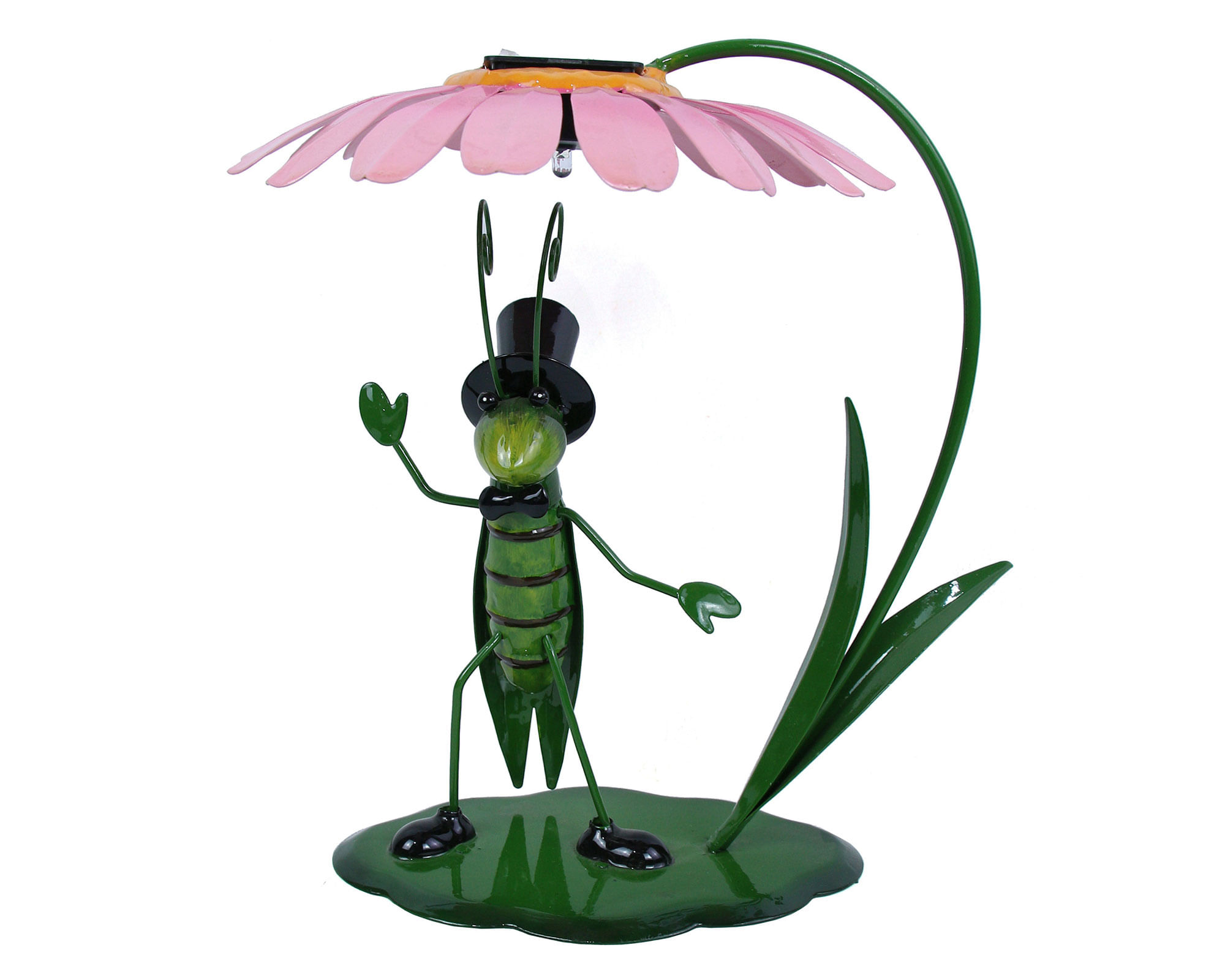 Lámpara solar figura Grillo flor | Easy.cl