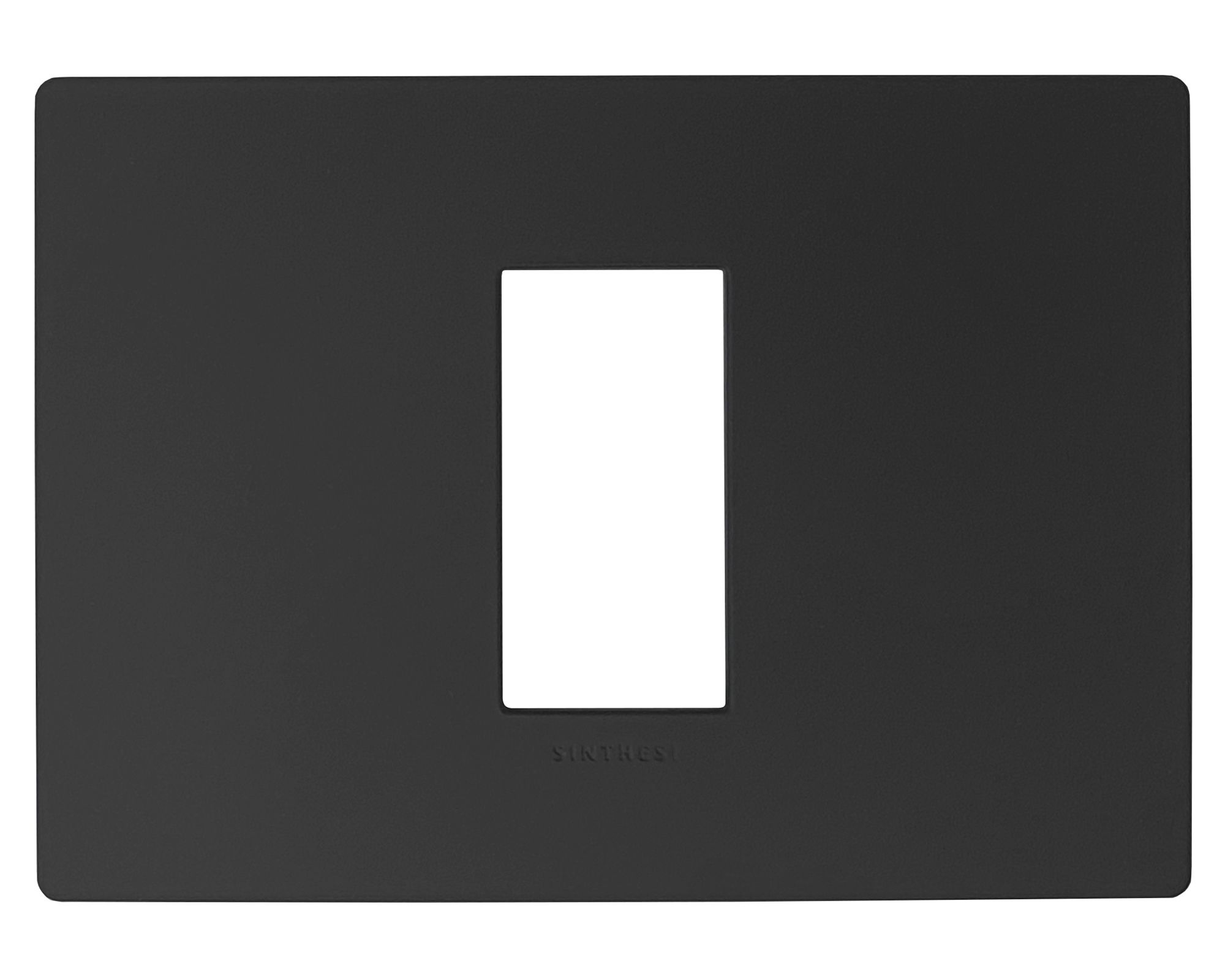 Tapa simple S33 noir mate | Easy.cl