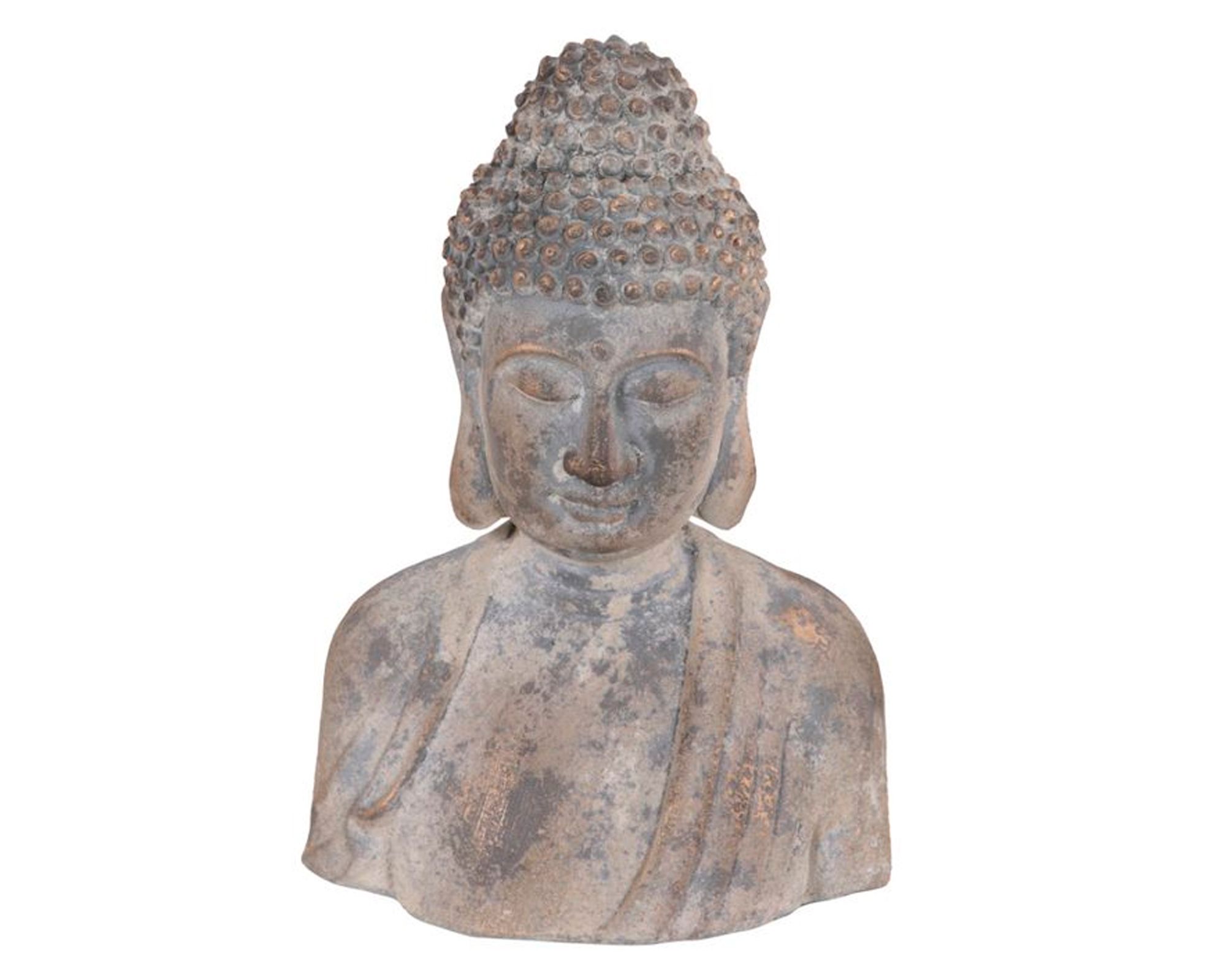 Figura decorativa Buda busto Stone | Easy.cl