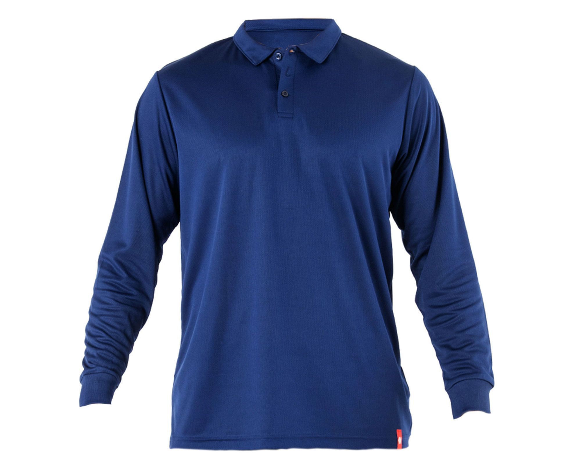 Polera manga larga Cooldry azul Alaska | Easy.cl