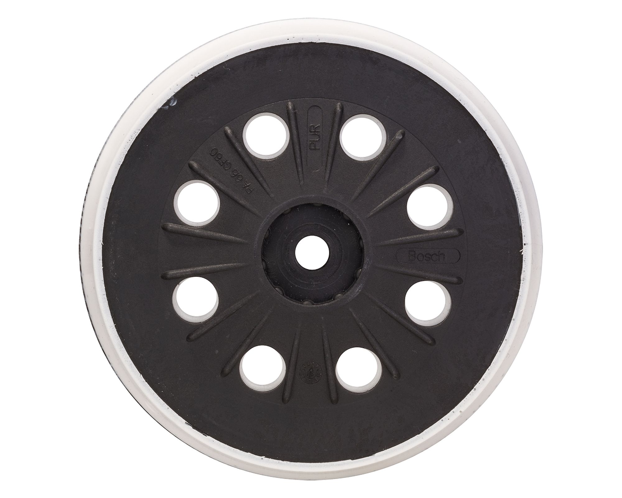 Plato de goma con velcro para lijadora 120/150 mm | Easy.cl