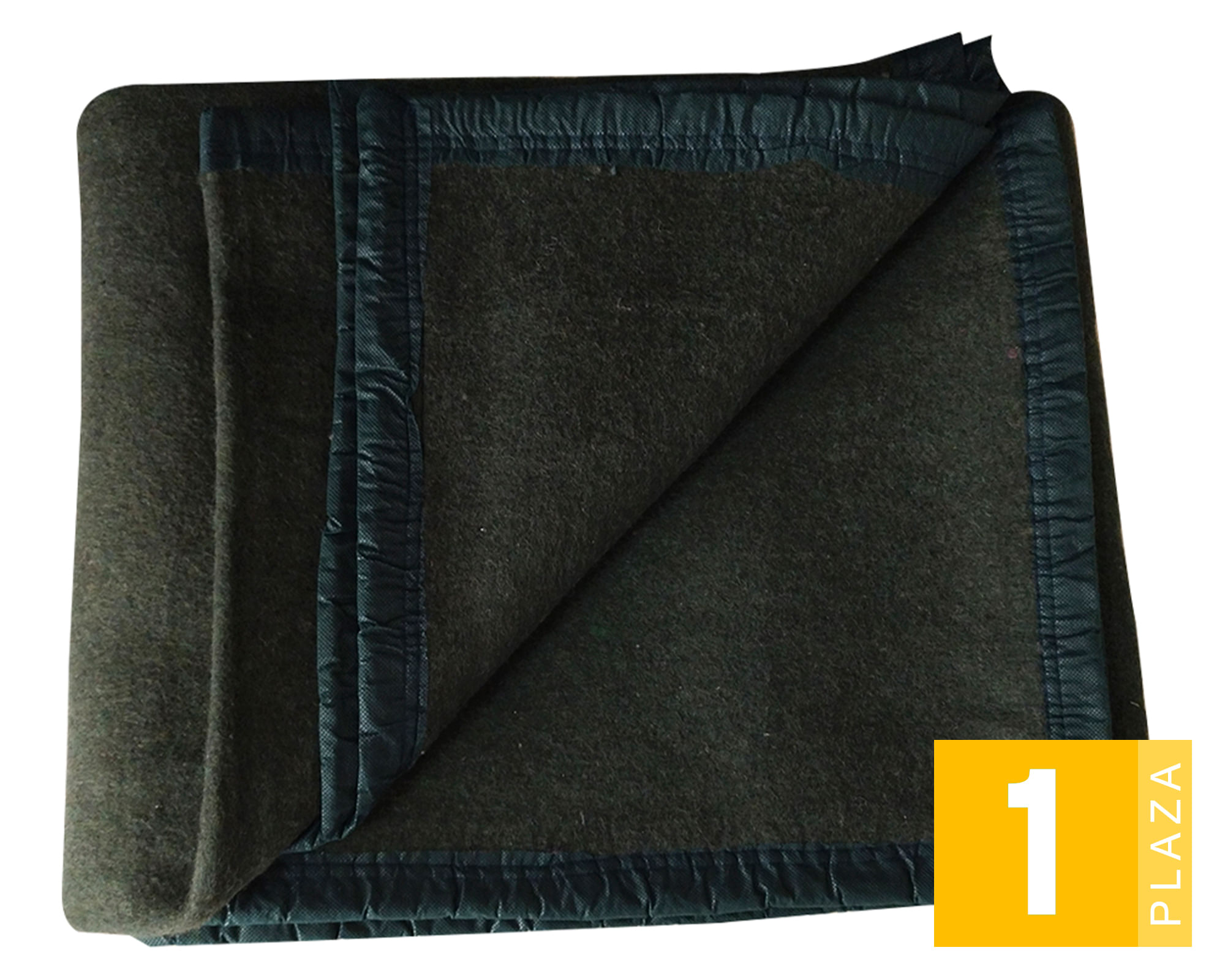 Frazada térmica verde musgo 1 plaza | Easy.cl