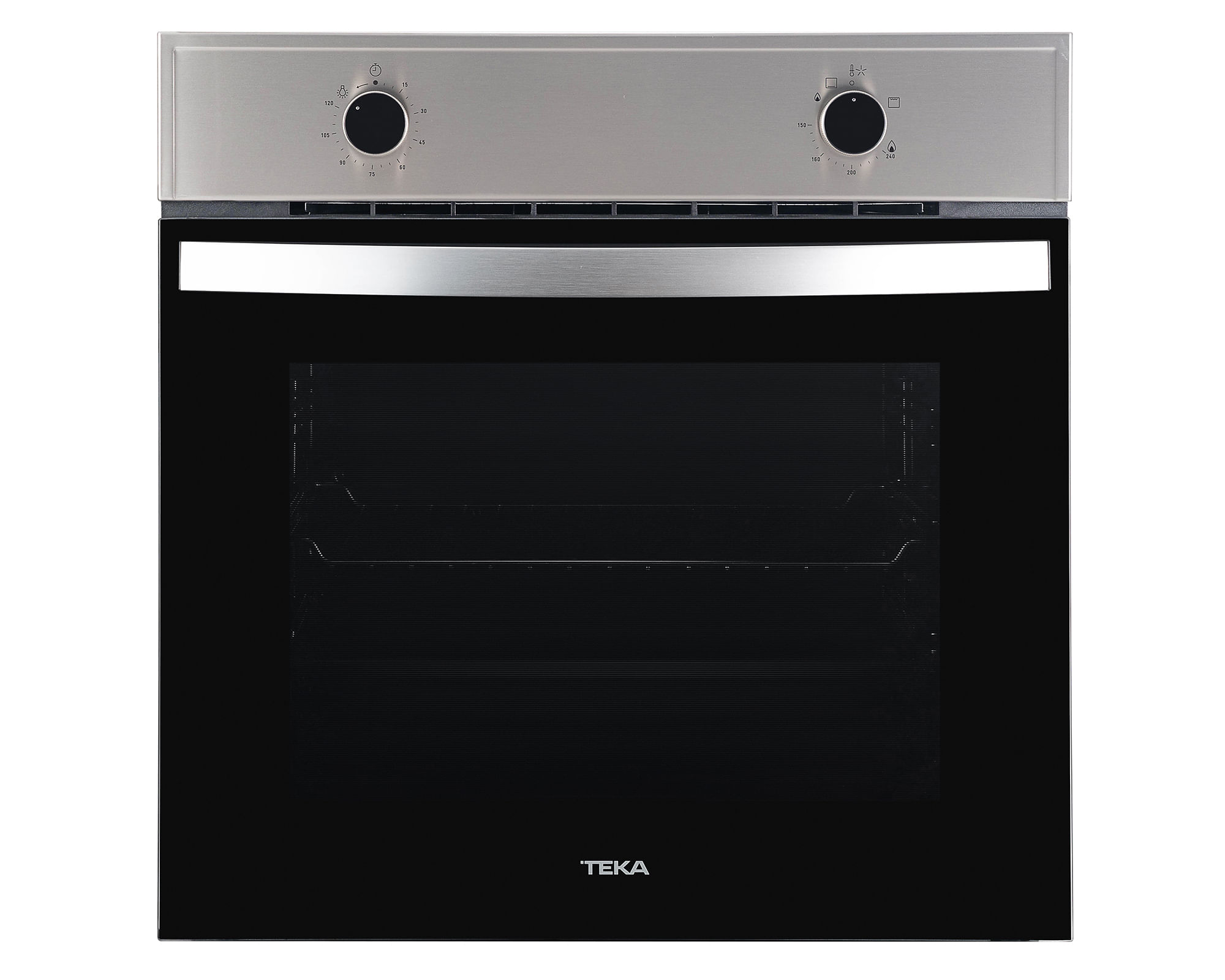 Horno a gas empotrado 65 litros HBB 724 G SS LPG E11 negro/gris | Easy.cl