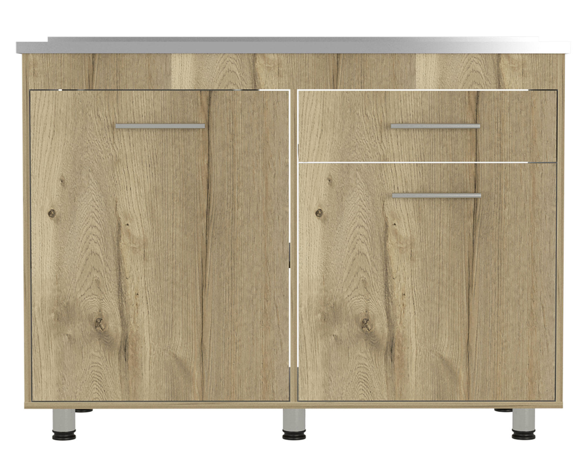Mueble lavaplatos Orión duna blanco 90.5x120x52 cm | Easy.cl