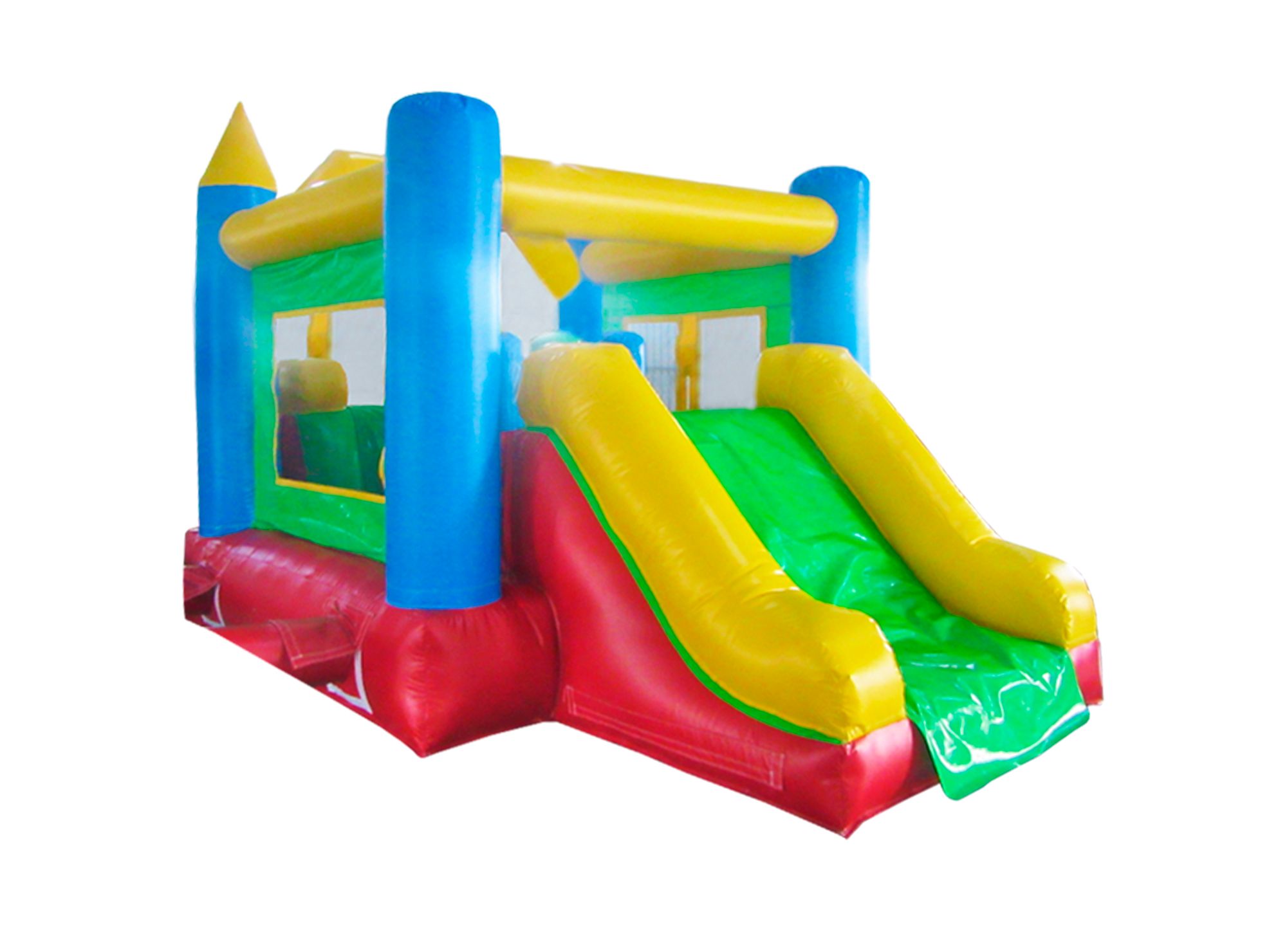 Juego inflable 4x3 m Castillo doble tobogán Talbot | Easy.cl