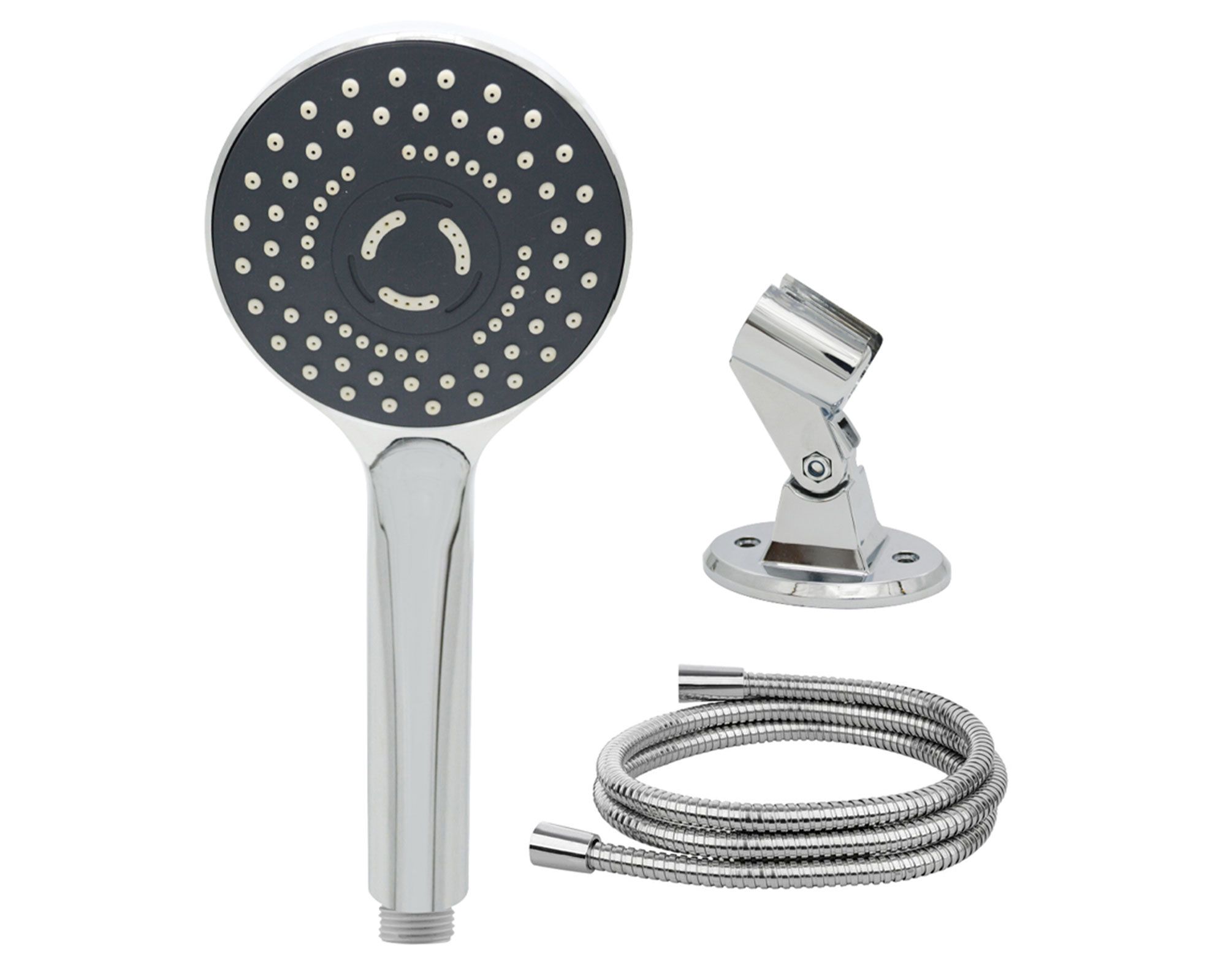 Juego de ducha Rimini 1F gris cromado | Easy.cl