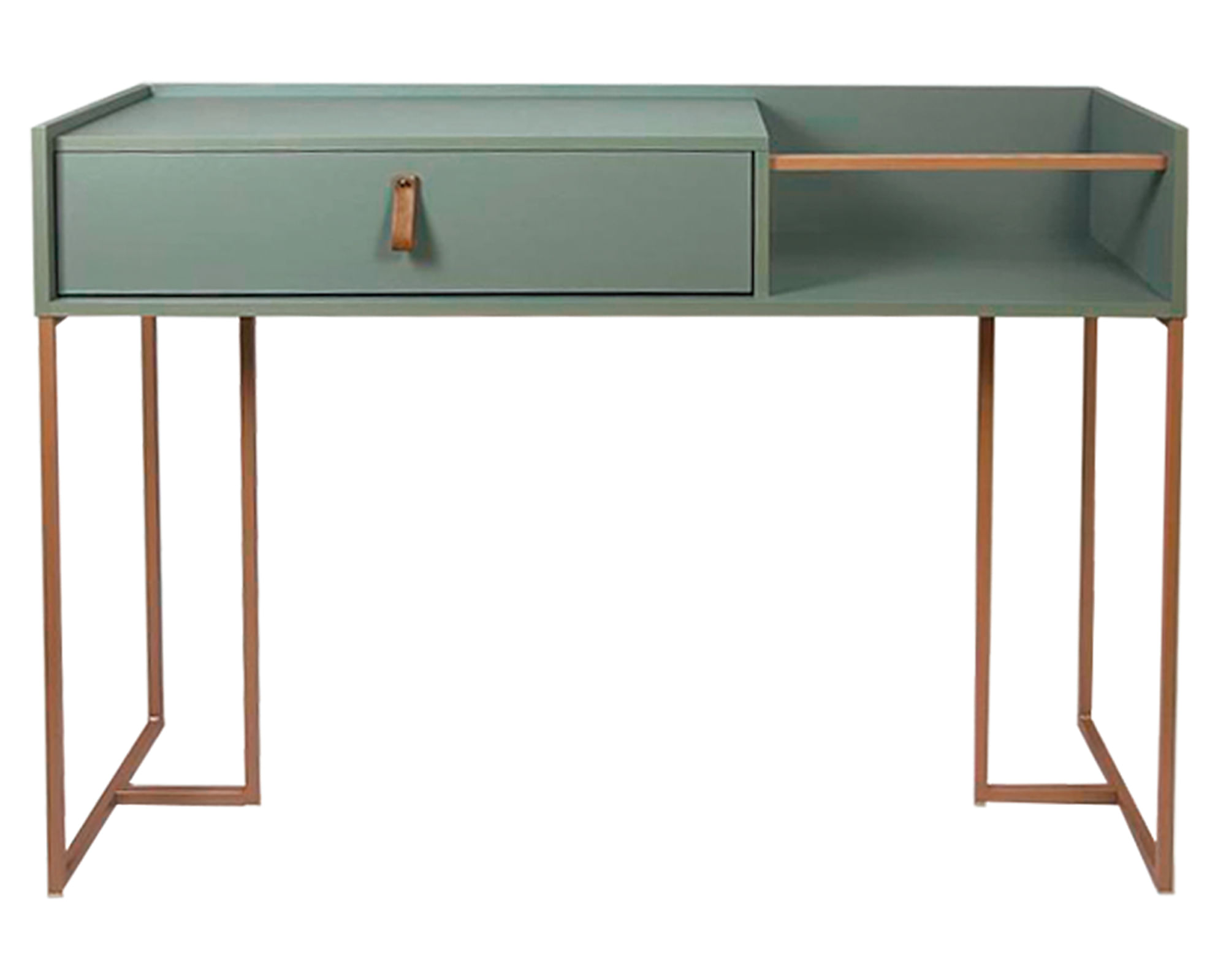 Arrimo rectangular Grace 82x120x36 cm verde fiordo | Easy.cl
