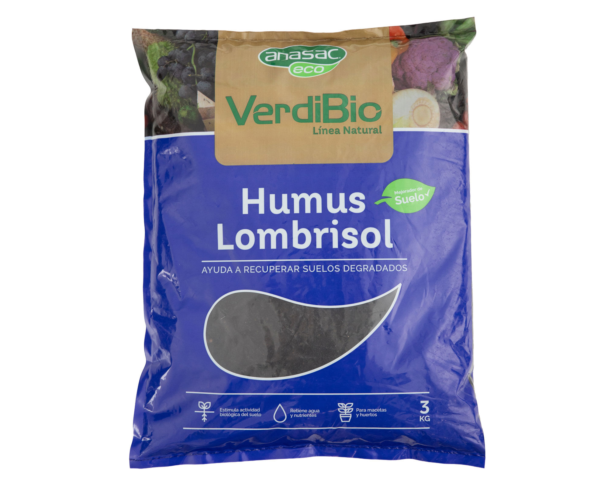 Abono humus lombriz 3kg | Easy.cl