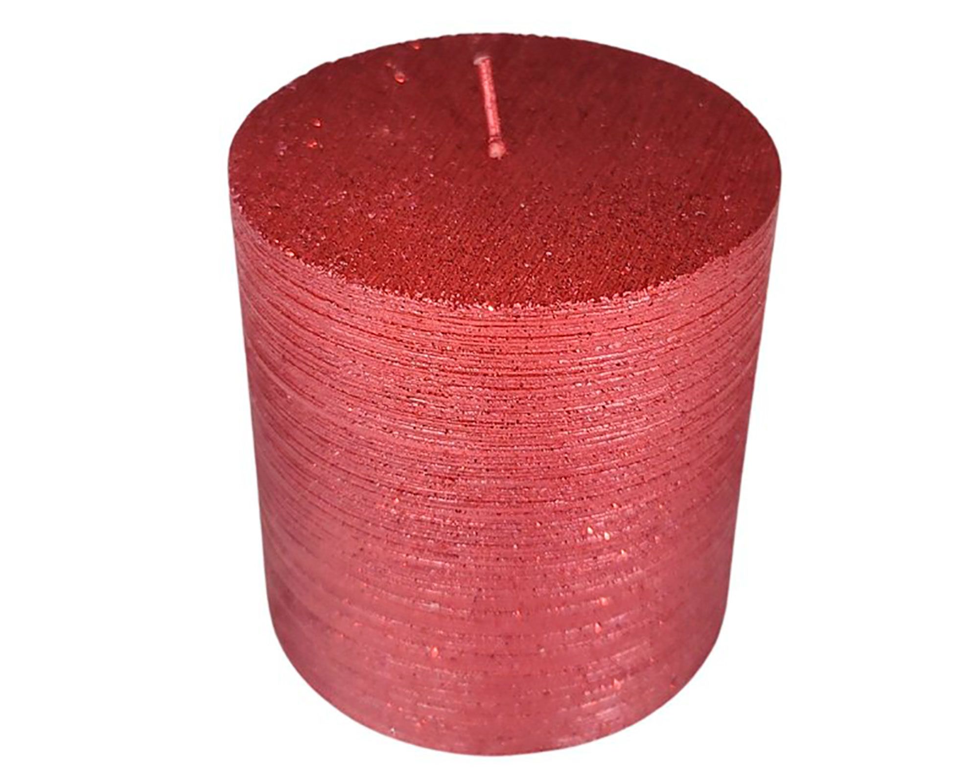 Vela Pilar rojo 7.5x7 cm | Easy.cl