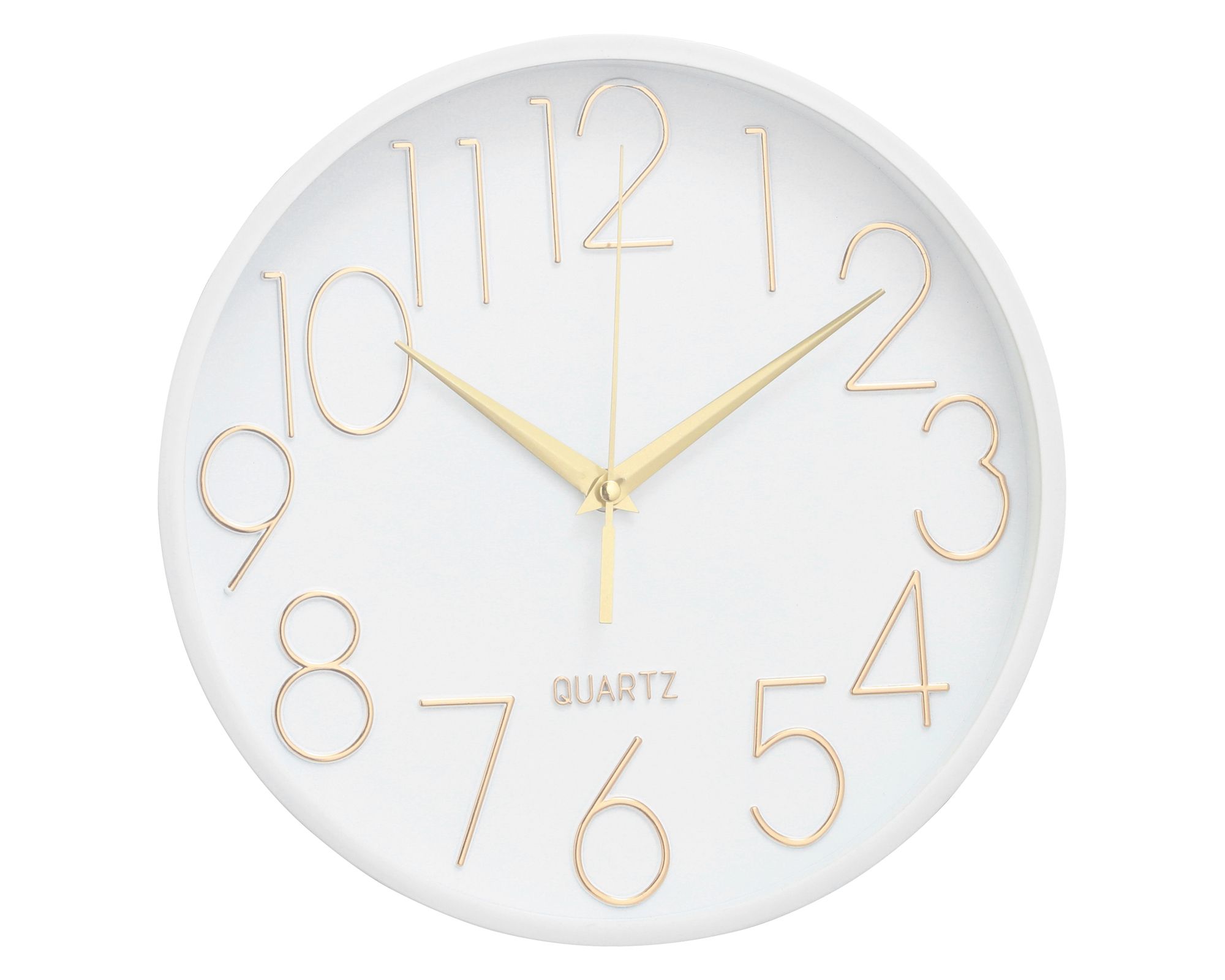 Reloj blanco 25 cm | Easy.cl