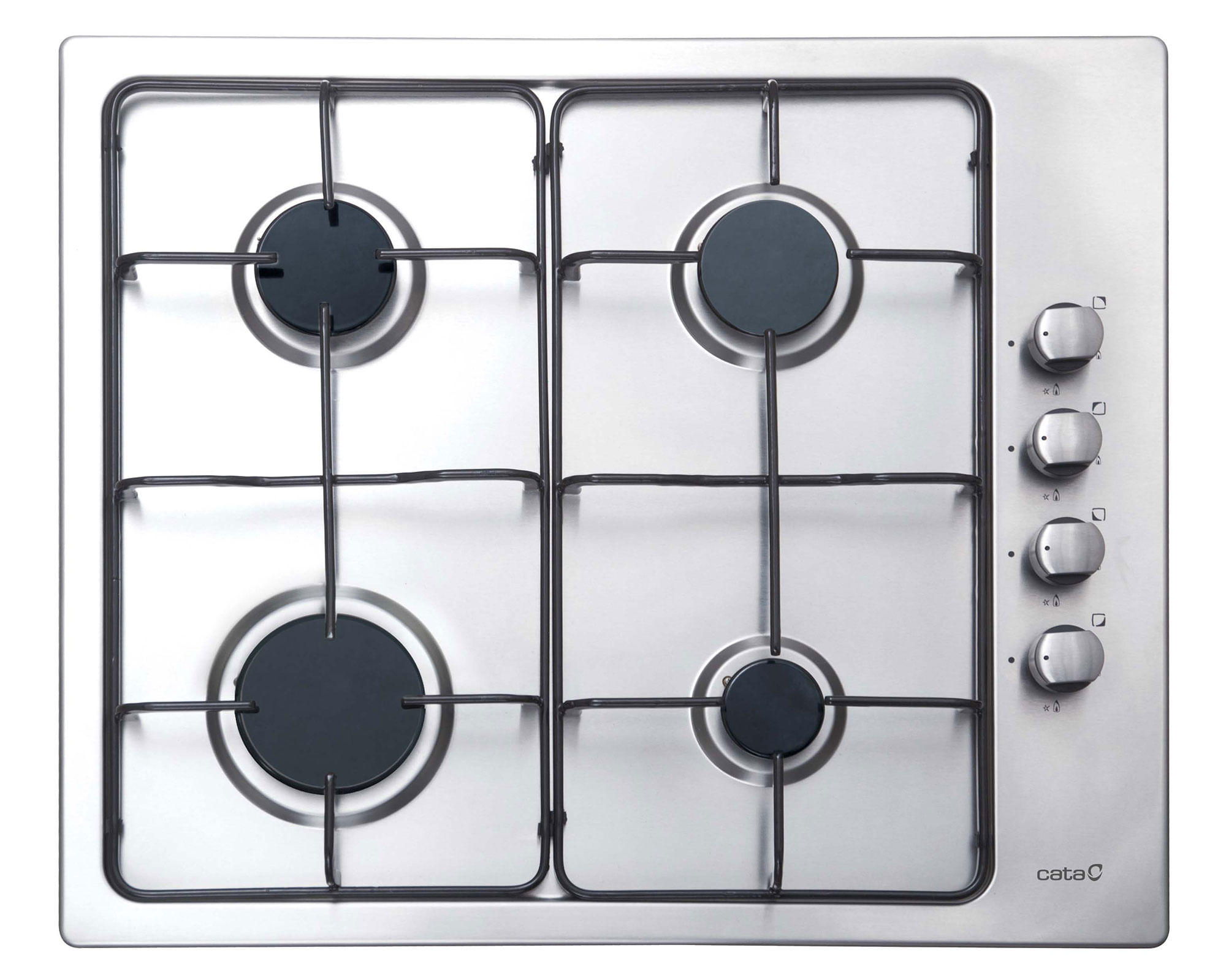Encimera a Gas 4 quemadores GHI 604 A gris Cata | Easy.cl