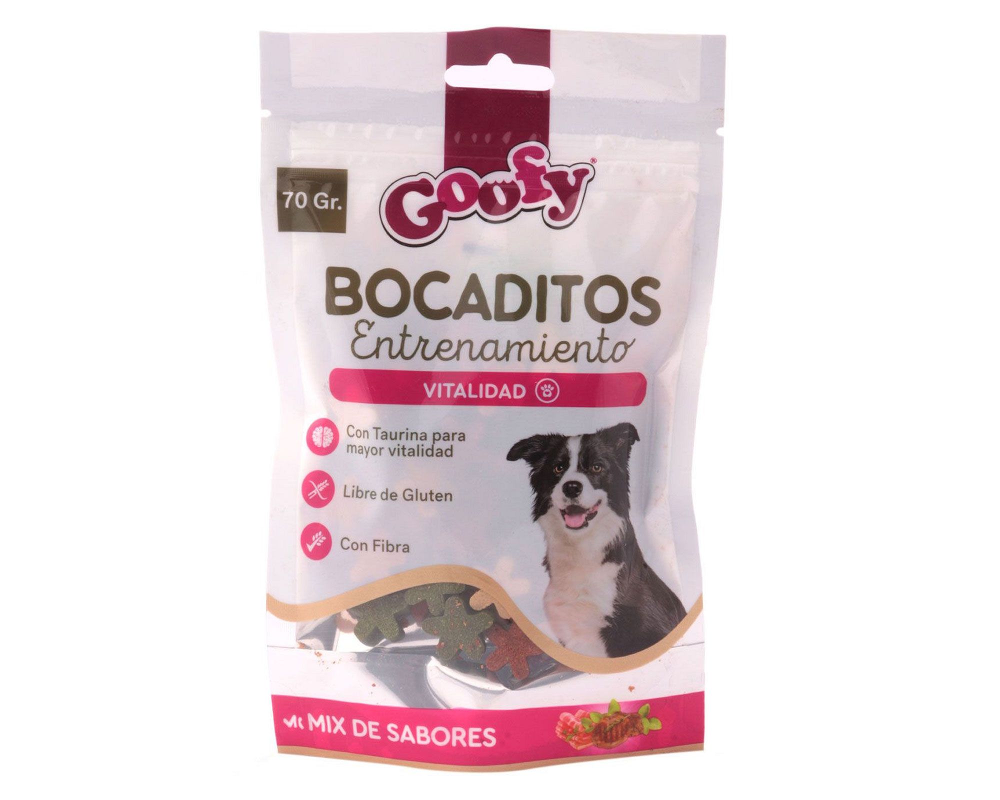 Bocadito entrenamiento perro 70 gr mix de sabores Goofy | Easy.cl