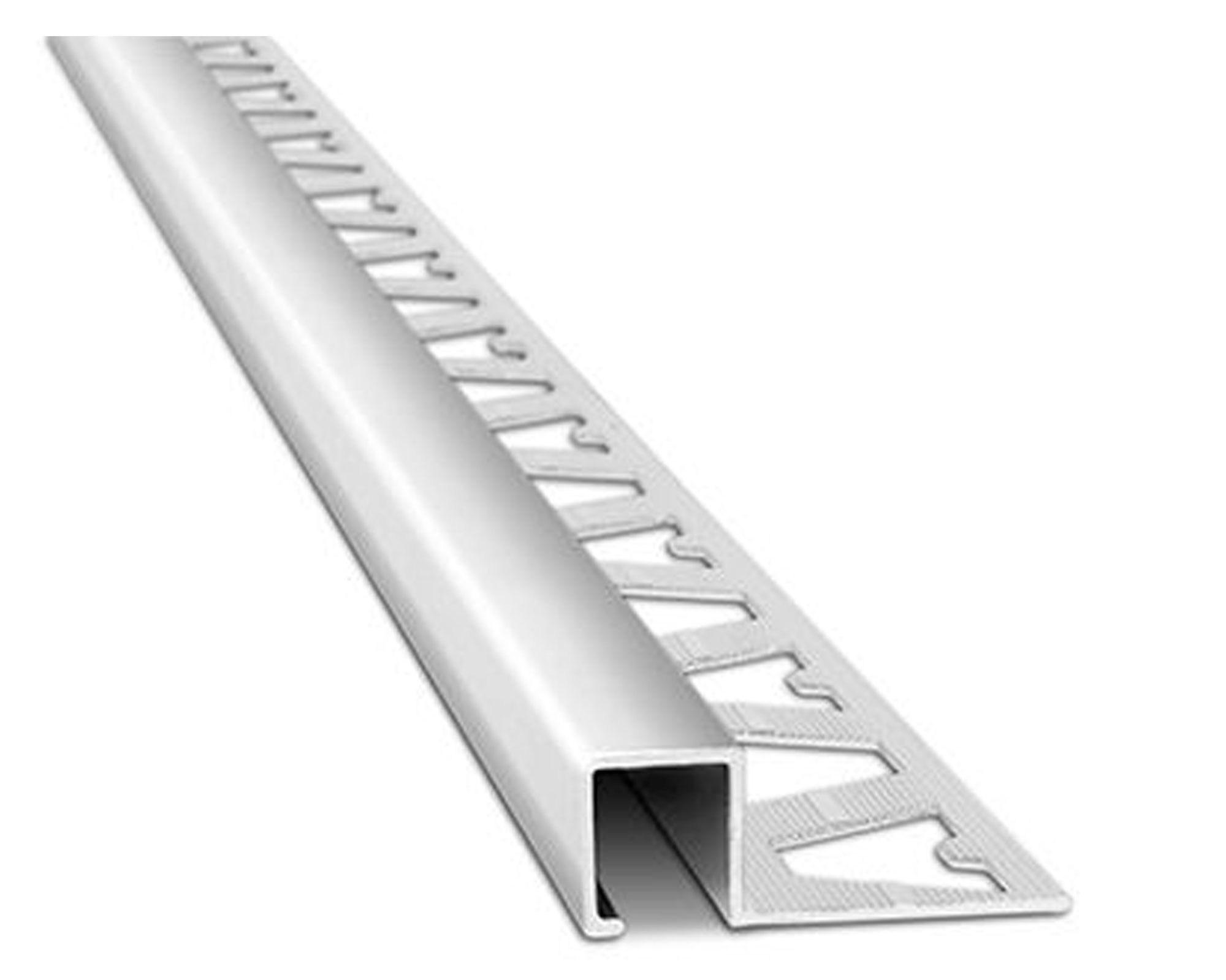 Guarda canto Quadra 10 mm 2.5 m gris cromo | Easy.cl