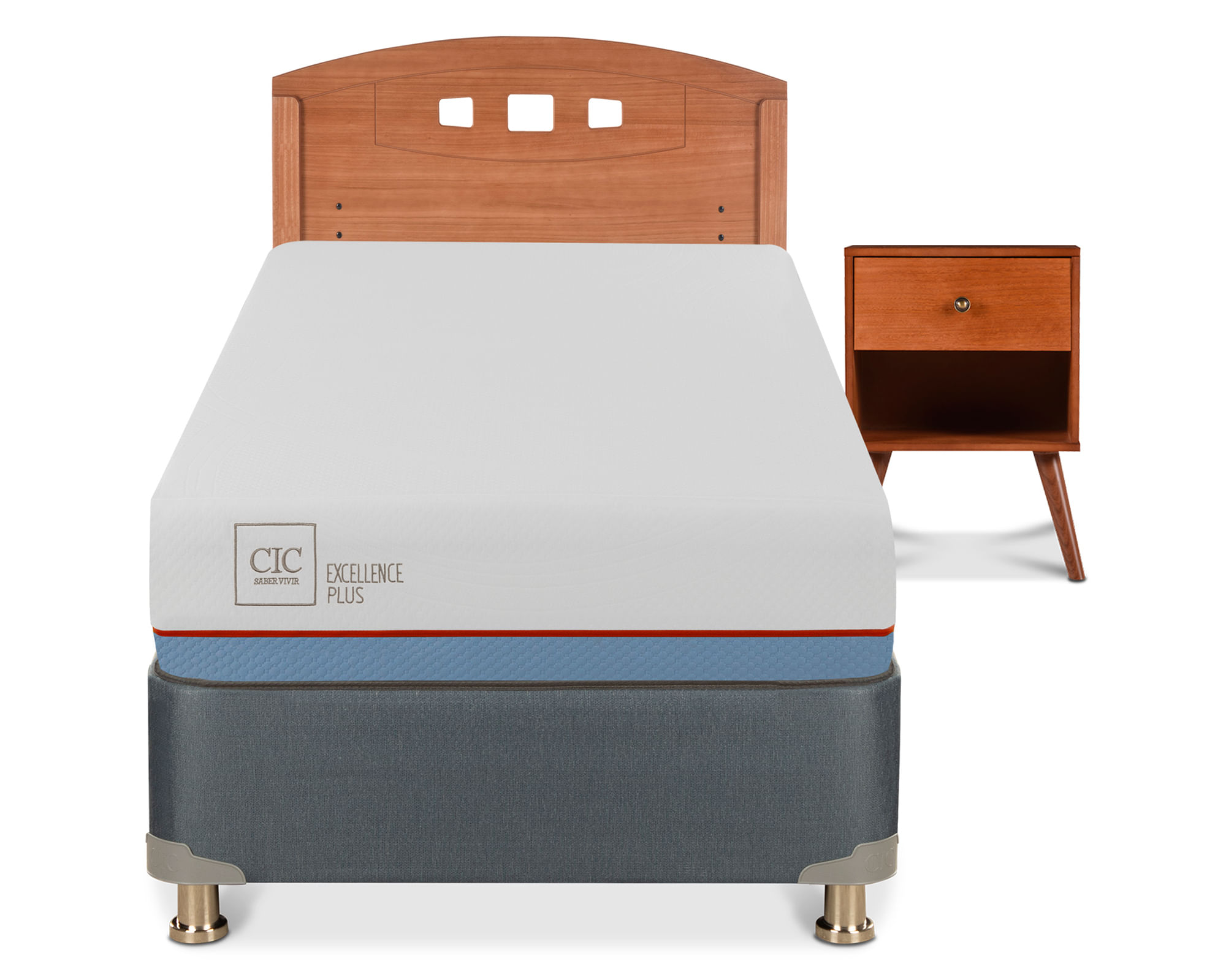 Box americano Excellence Plus 1 plaza + set Gales | Easy.cl