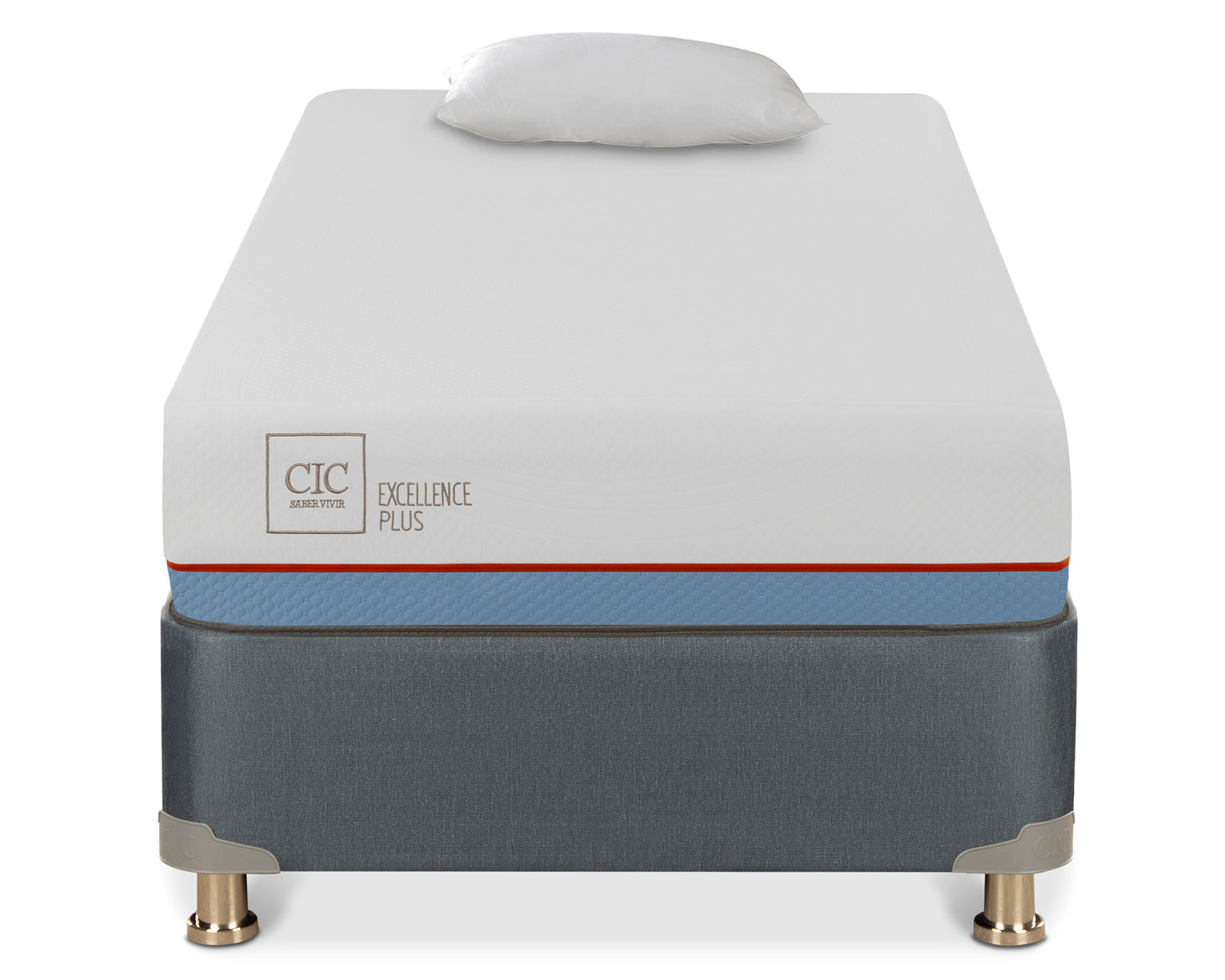 Box americano Excellence Plus 1 plaza + almohada | Easy.cl