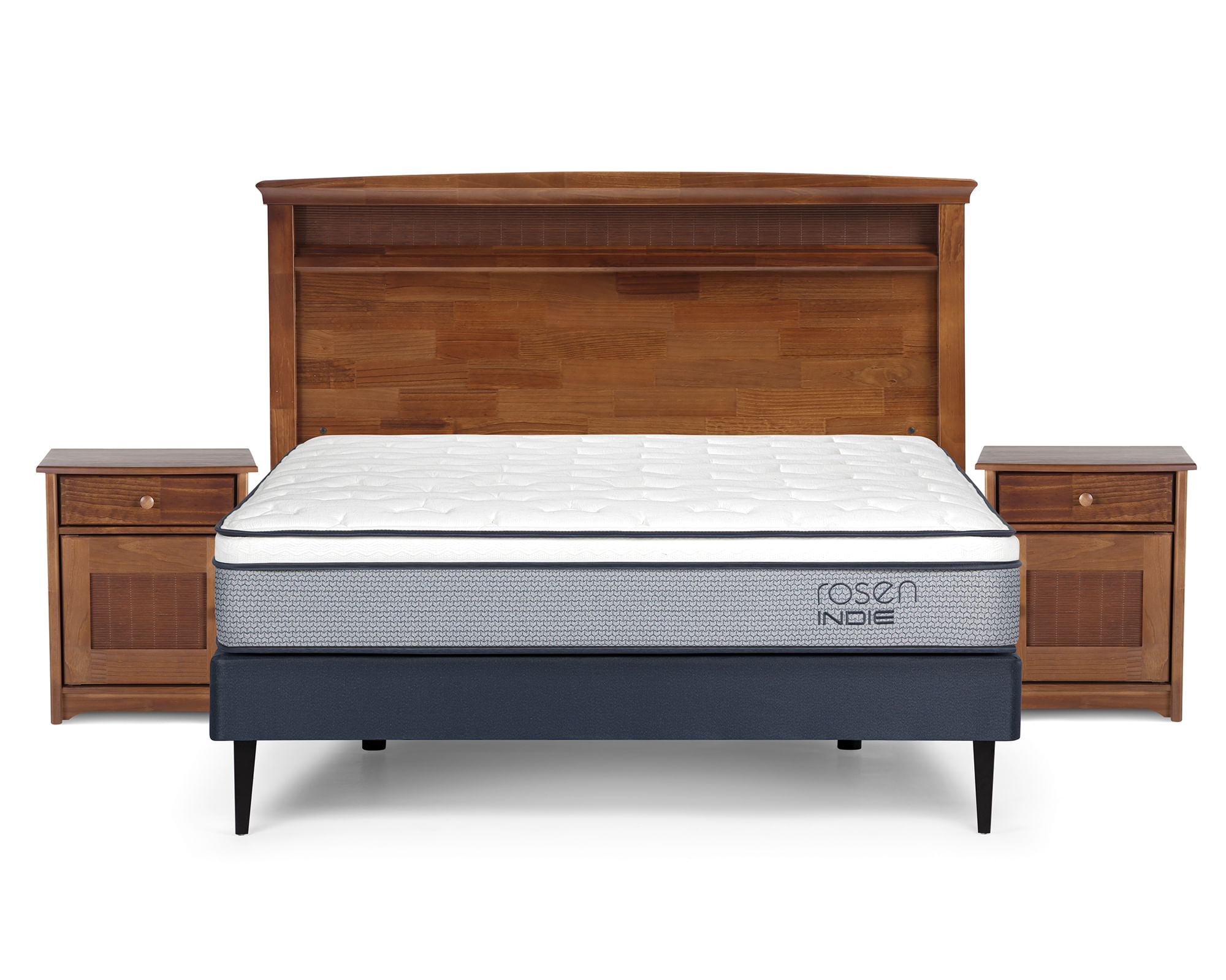 Cama europea 2 plazas Indie + Set Veneto | Easy.cl