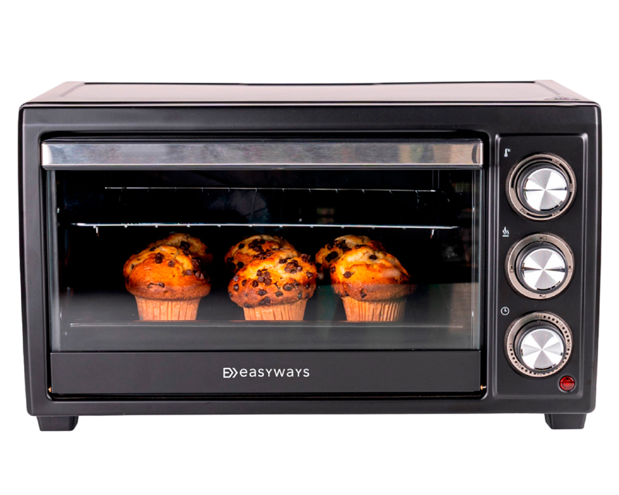 Horno eléctrico Oven Master negro 23 lt | Easy.cl