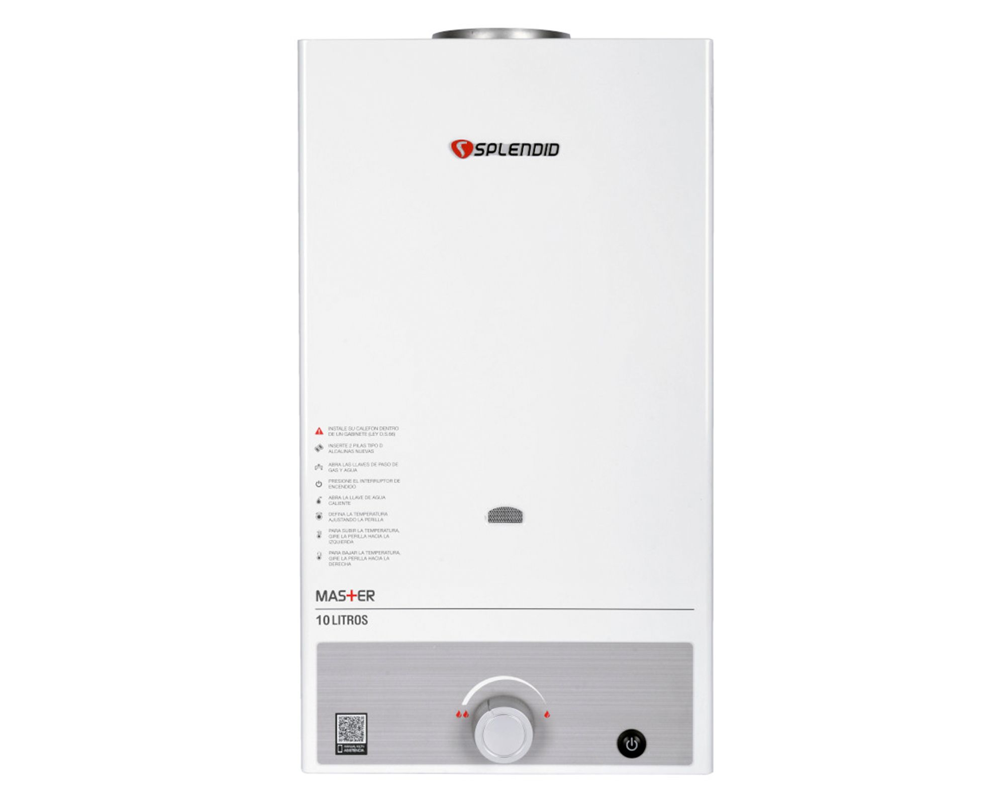 Calefont ionizado tiro natural Beyond 10L 2EV GL 10 litros gas licuado ...