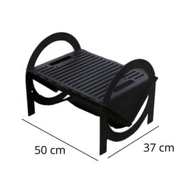 Fogón brasero fierro Air.46 terraza negro | Easy.cl