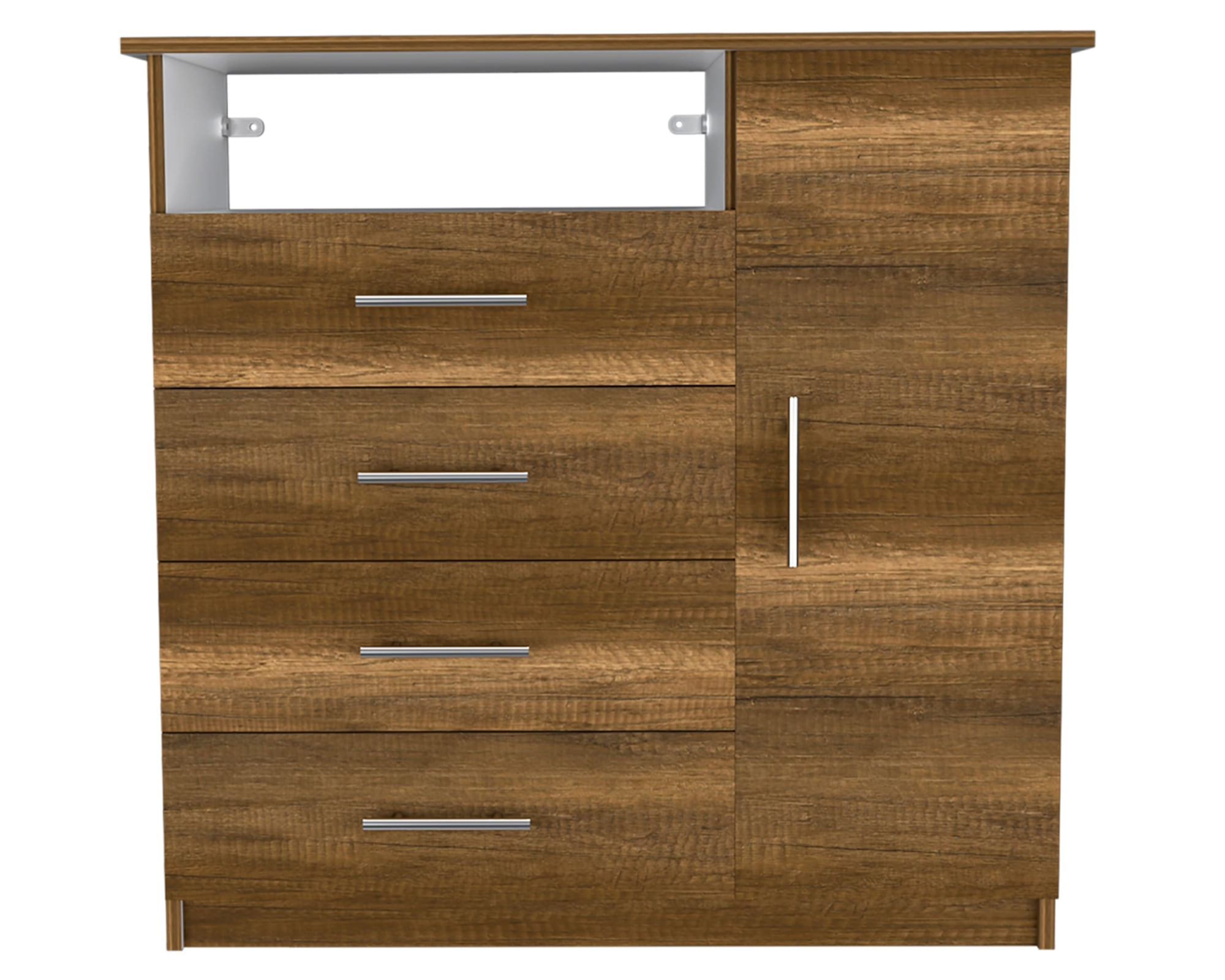 Cómoda Perú caramelo/blanco 4 cajones | Easy.cl