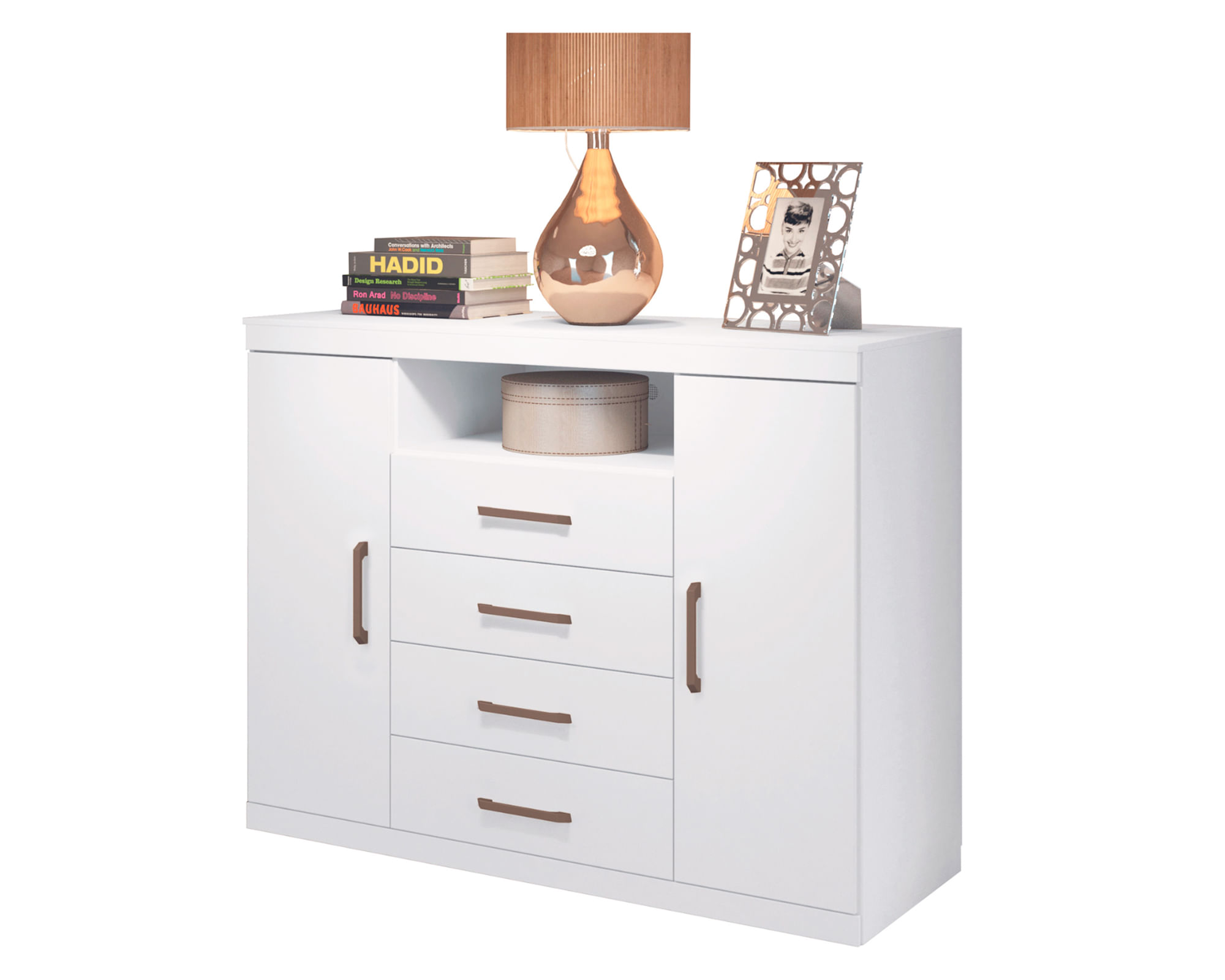 Cómoda Master blanco 4 cajones | Easy.cl