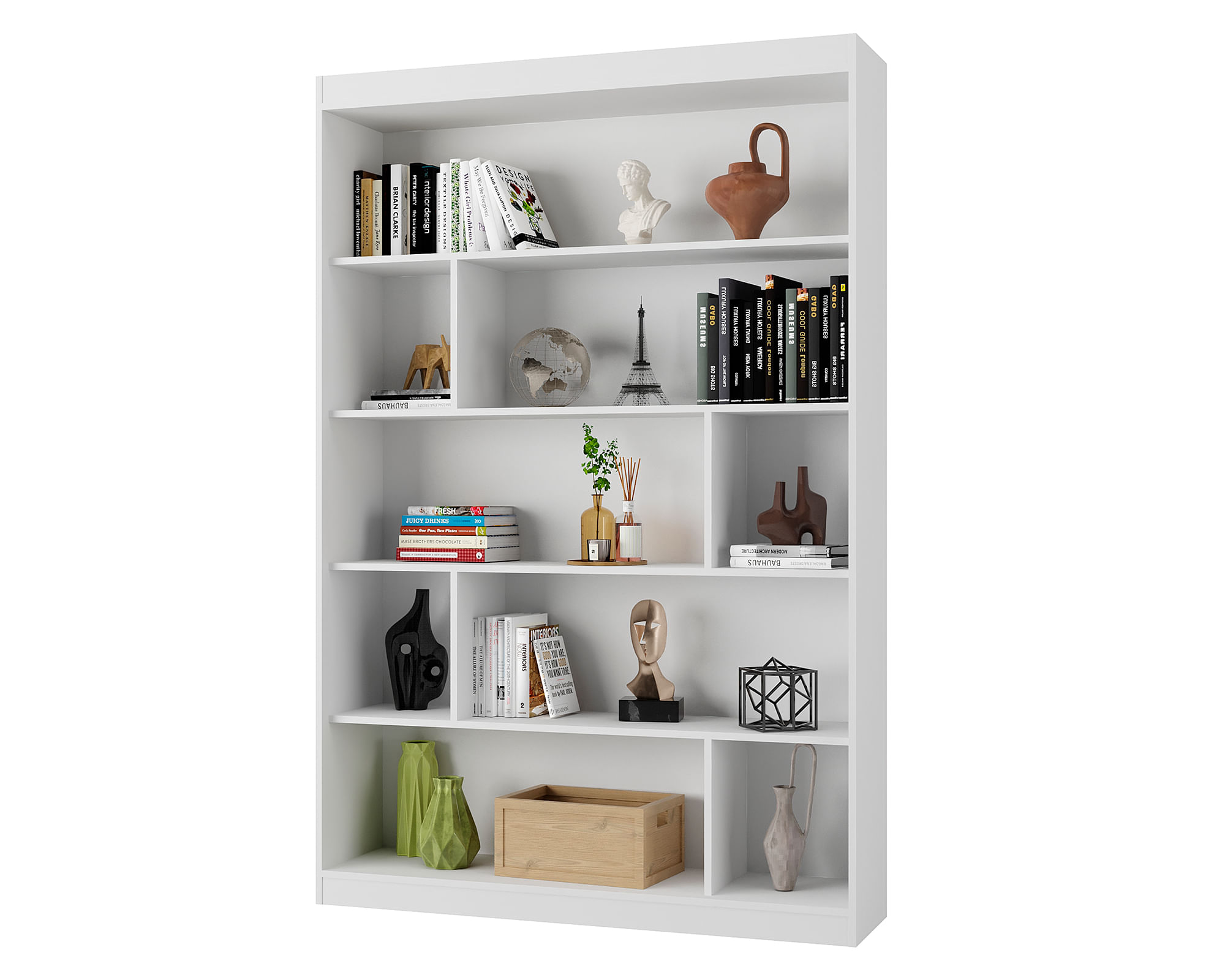 Librero Joe blanco 181x120x30 cm | Easy.cl