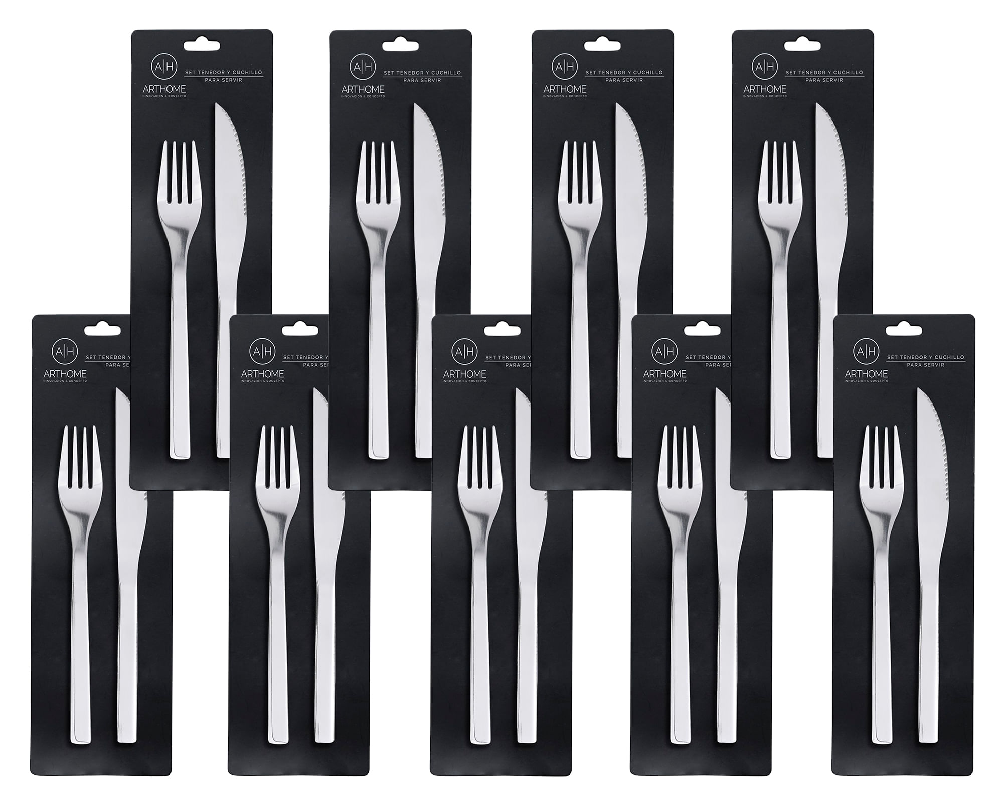 Set cubierto Acero inoxidable 18 Piezas | Easy.cl